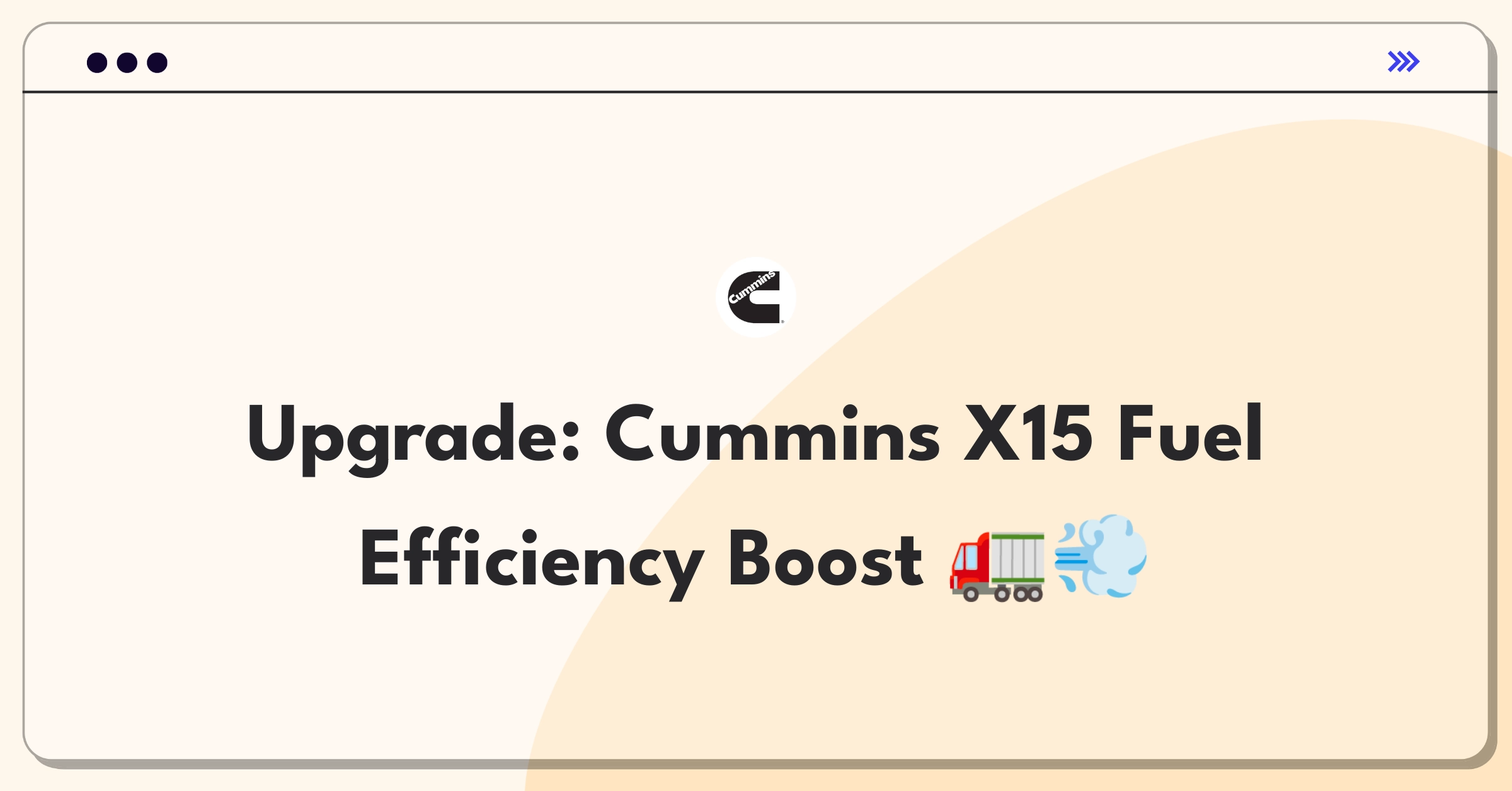 Cummins X15 Fuel Efficiency | Product Improvement Case - NextSprints