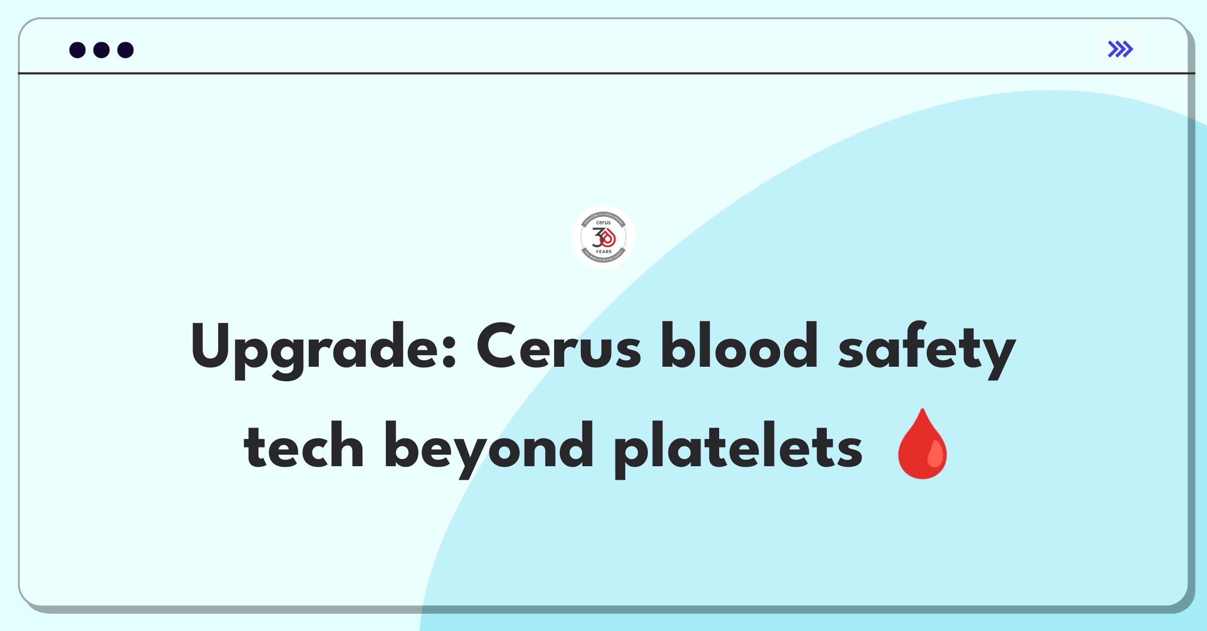 Cerus Pathogen Reduction Expansion | Product Improvement Case - NextSprints