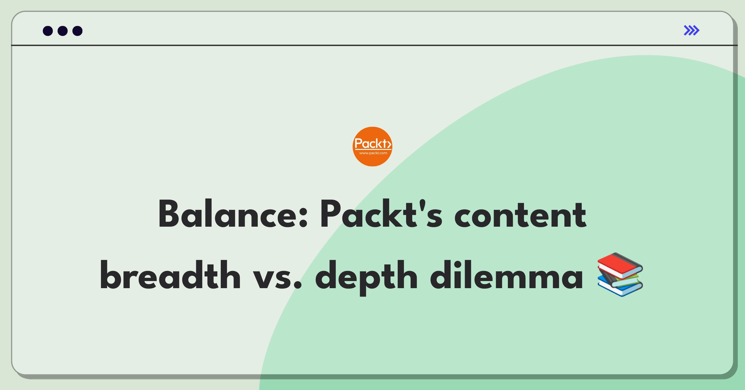 Packt Content Strategy Tradeoff | Product Decision Interview - NextSprints