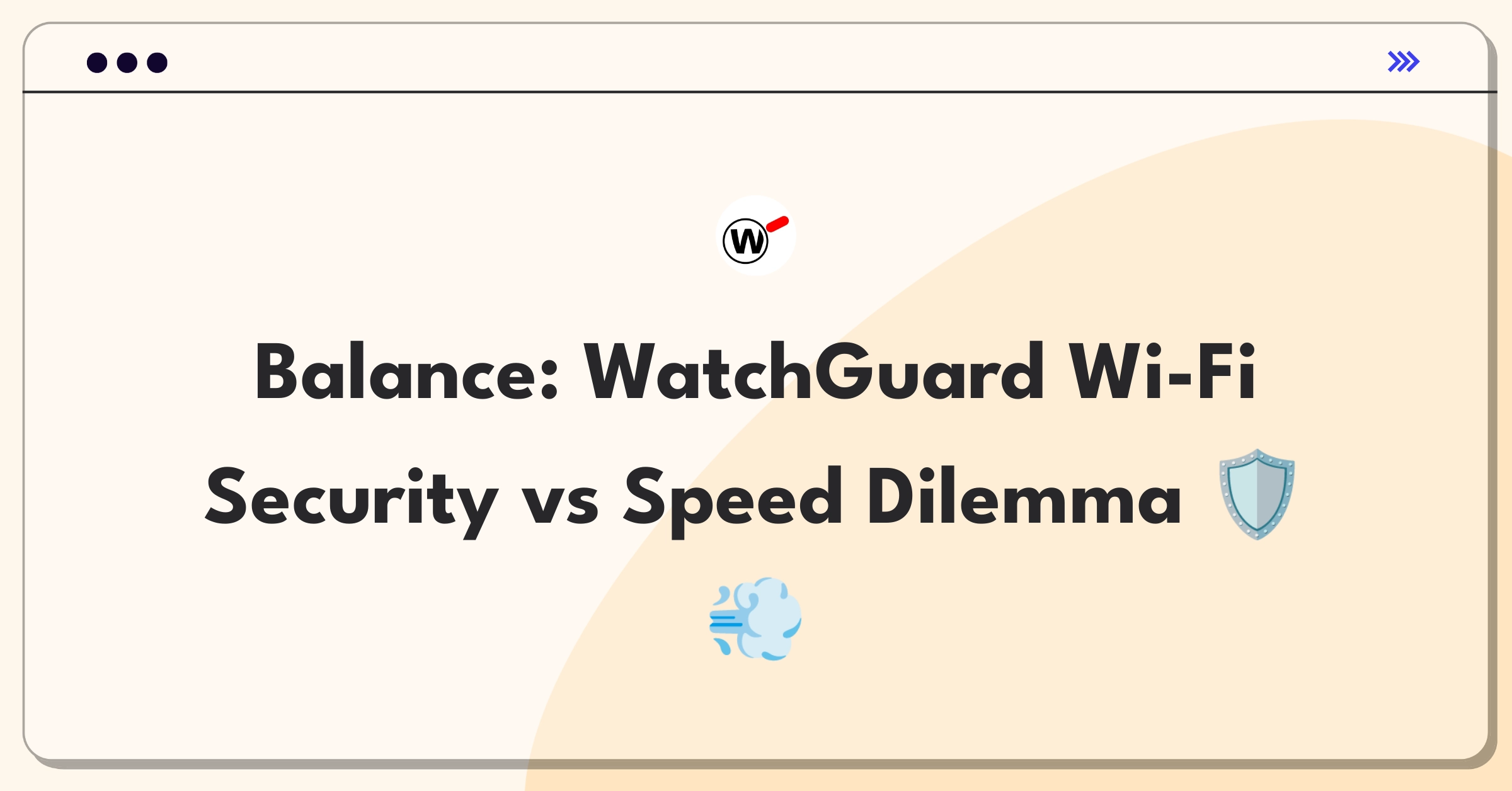 WatchGuard Wi-Fi Security vs Speed | Product Trade-Off Interview ...