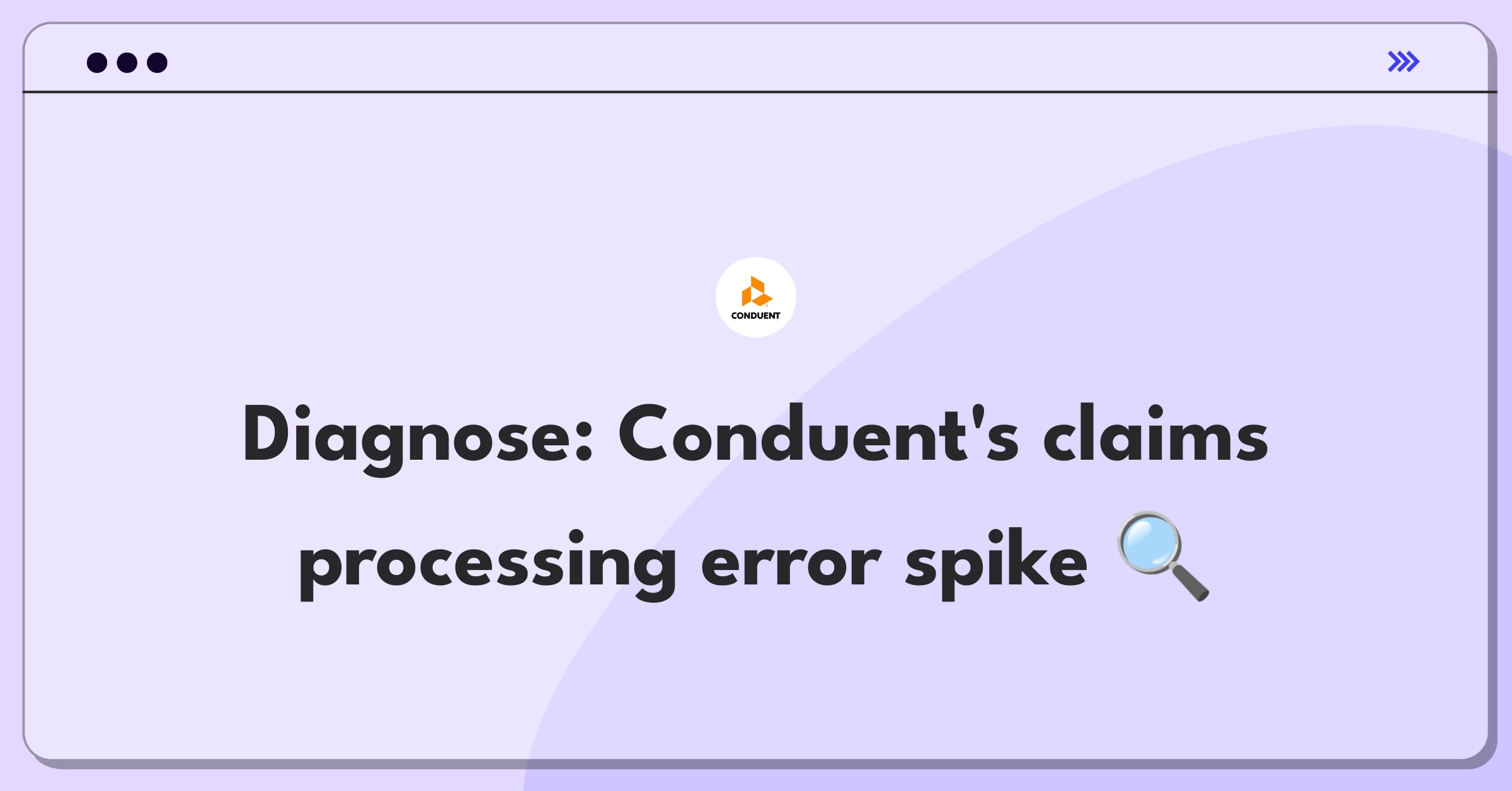 Conduent Claims Error Rate | Product RCA Interview - NextSprints