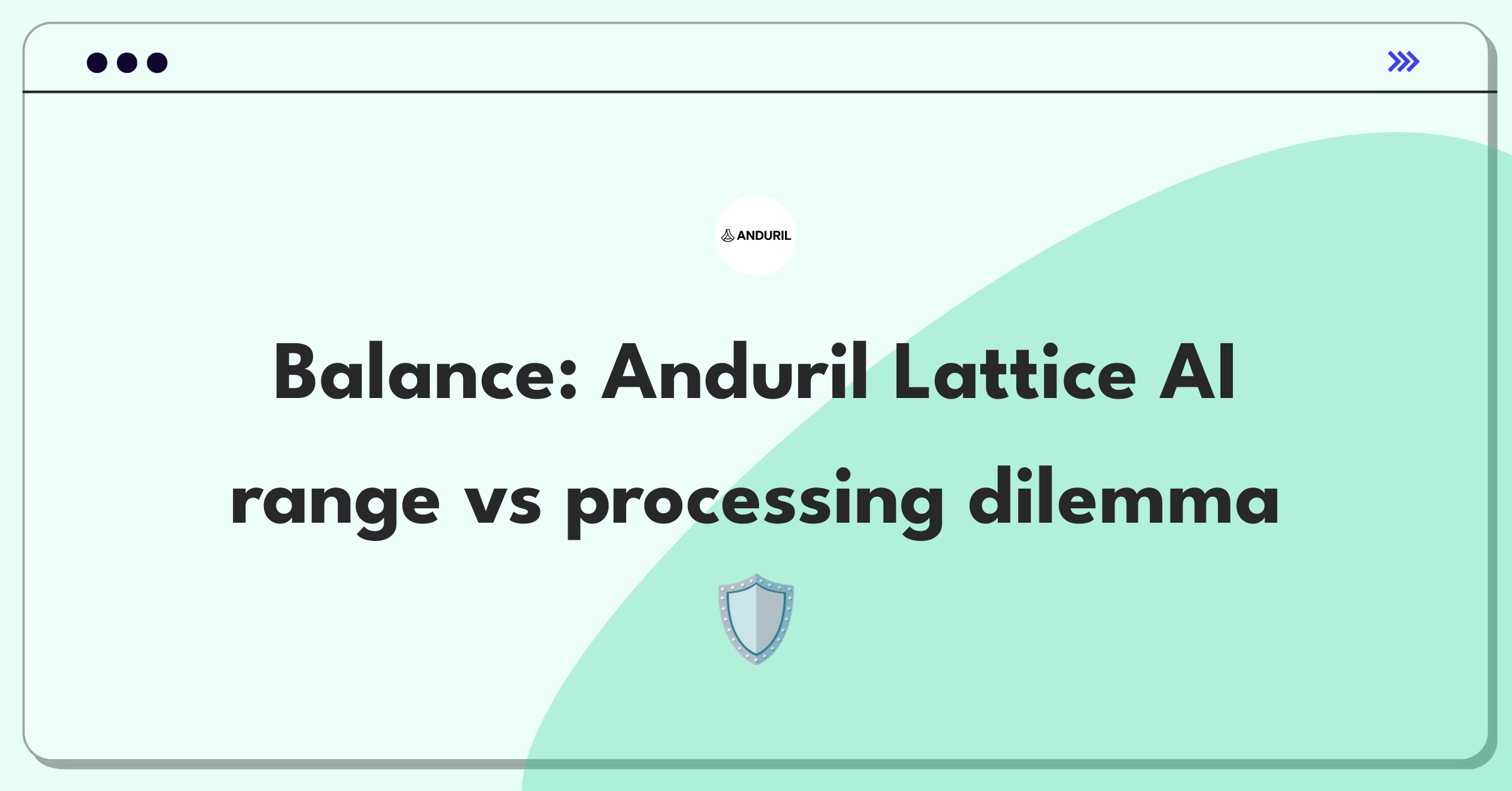 Anduril Lattice AI Range vs Processing | Product Trade-Off - NextSprints