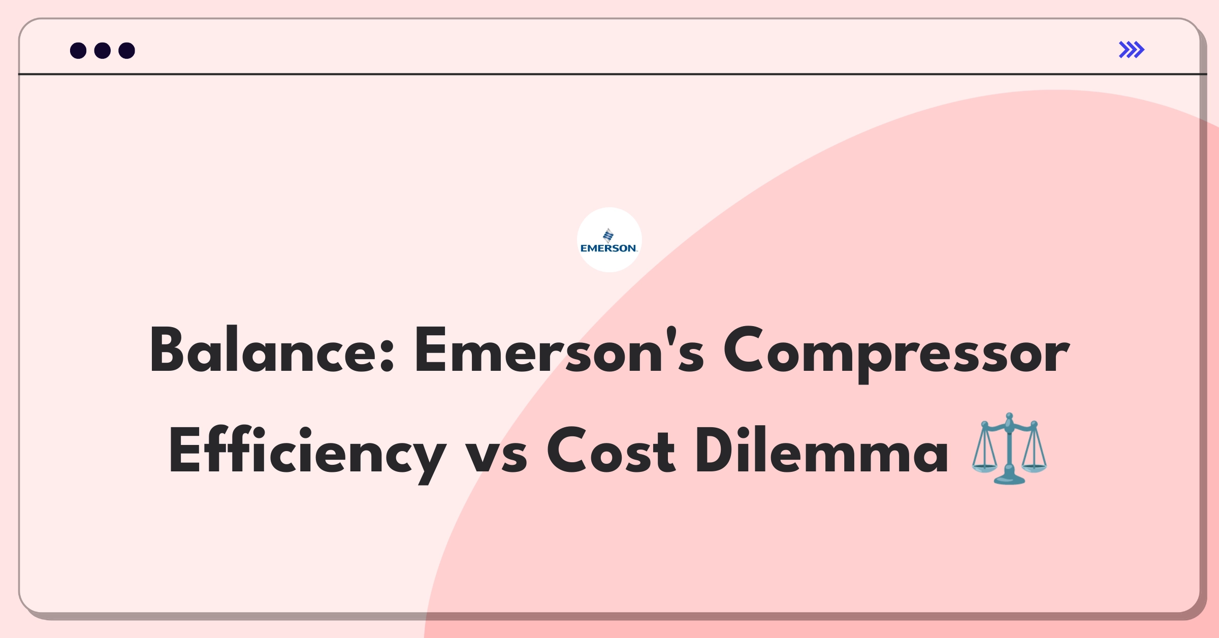 Emerson Compressor Efficiency vs Cost | Product Trade-Off - NextSprints