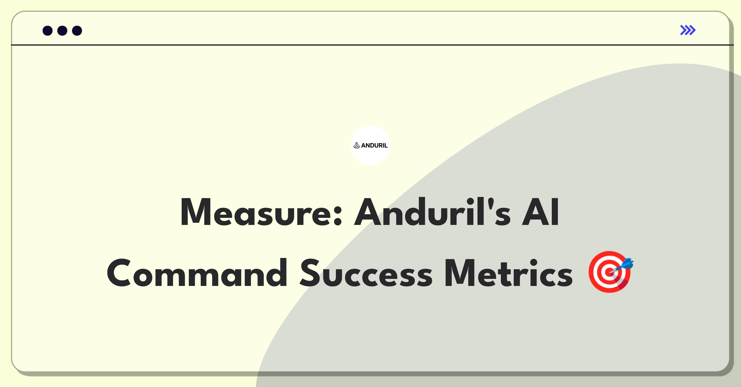 Anduril Lattice AI Success Metrics | Analytics Product Interview - NextSprints