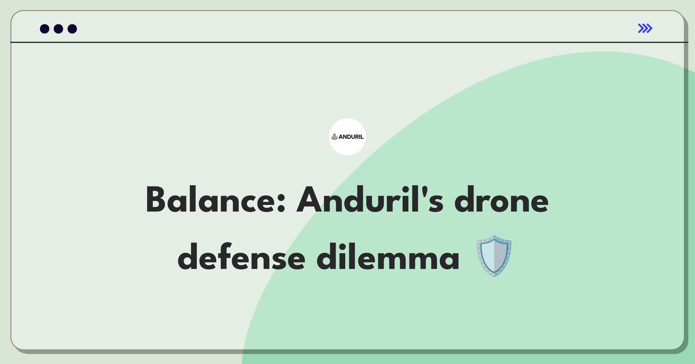 Anduril Counter-Drone Tradeoff | Product Strategy Interview - NextSprints