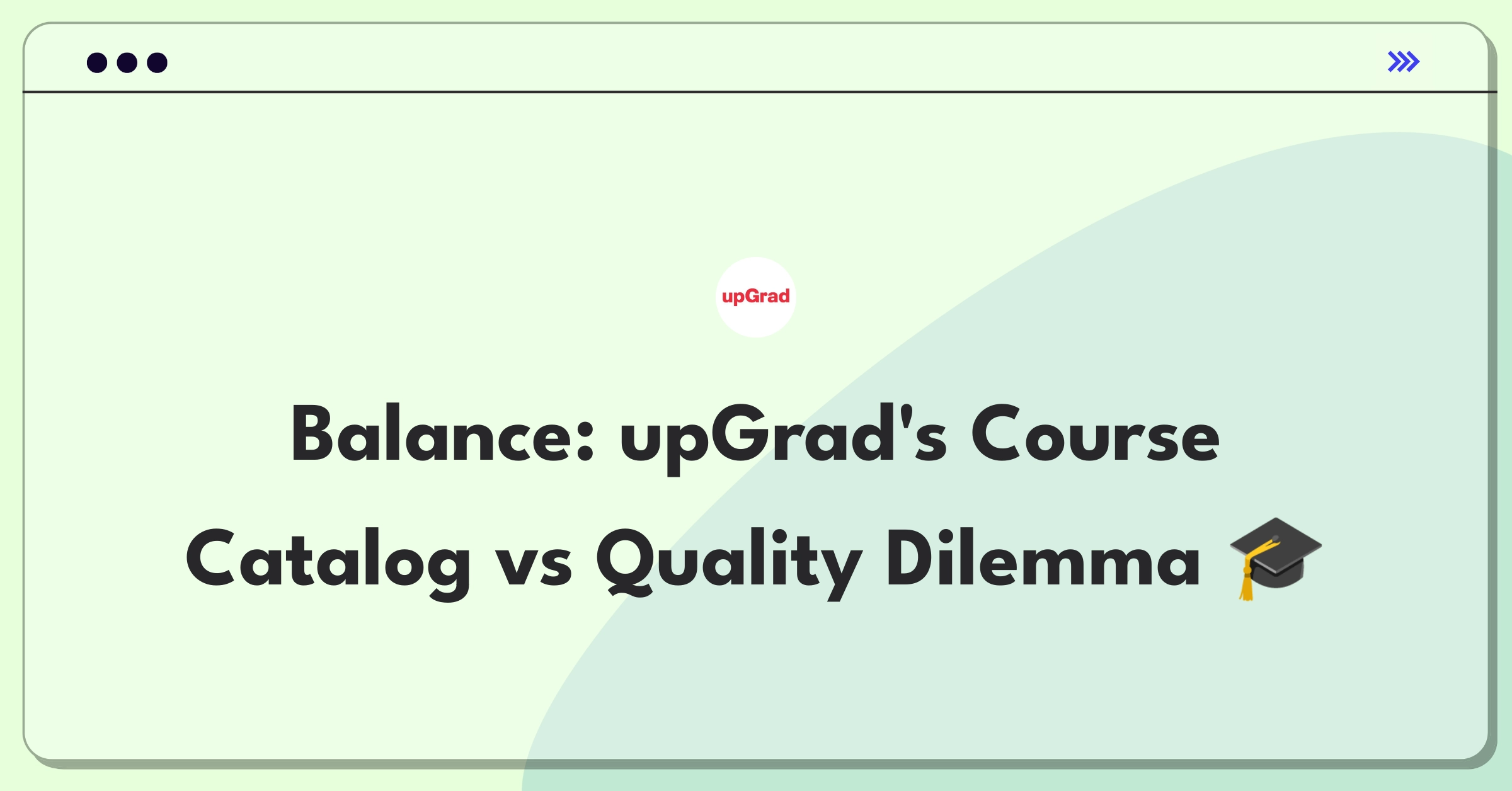 upGrad Course Strategy | Product Trade-Off Interview - NextSprints