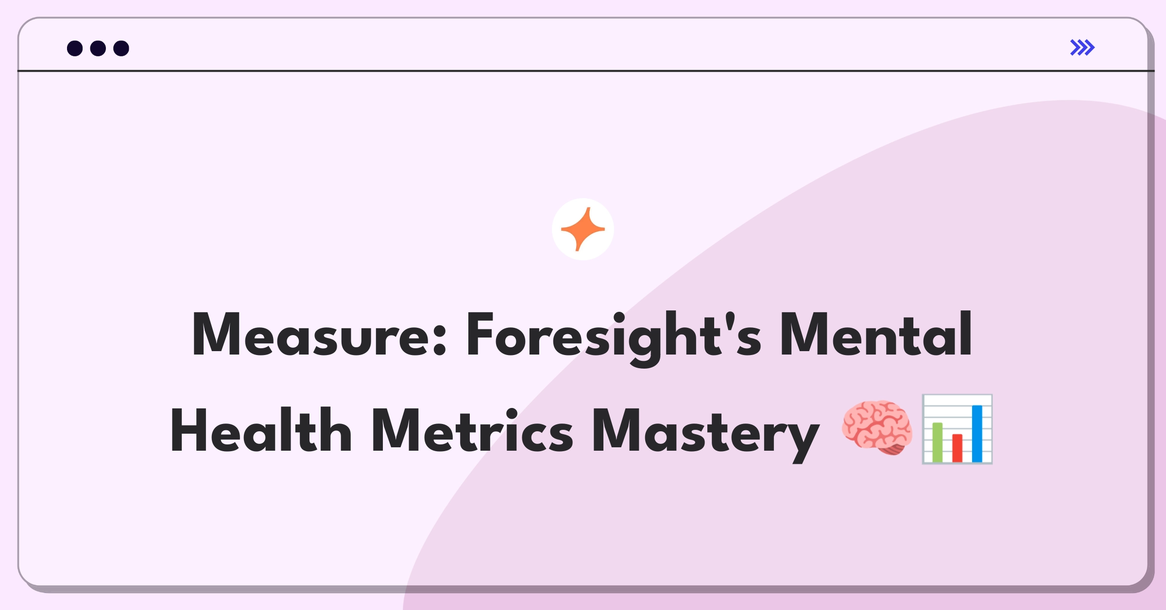 Foresight Mental Health Metrics | Analytics Product Interview - NextSprints