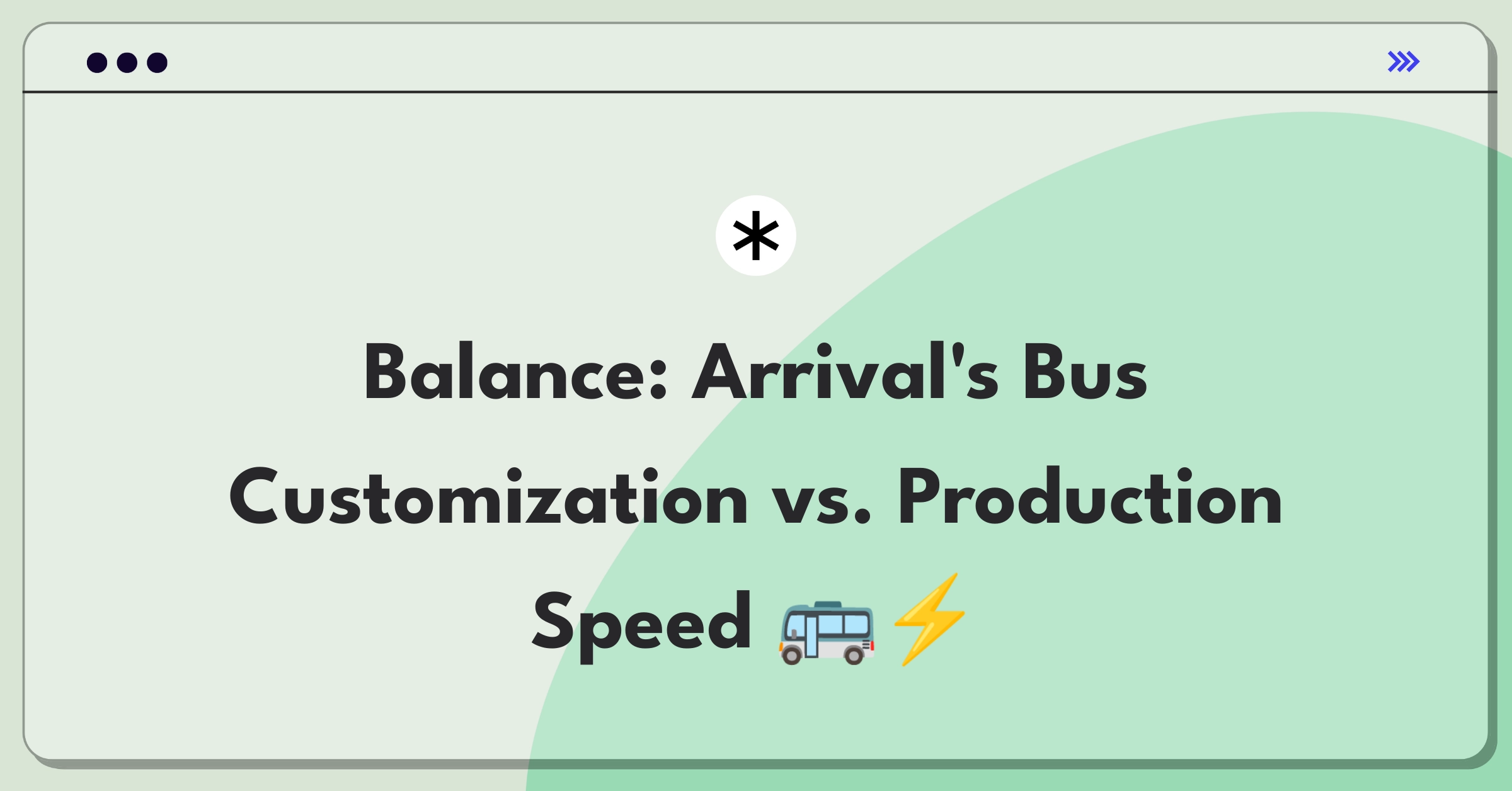 Arrival Electric Bus Customization | Product Trade-Off Case - NextSprints