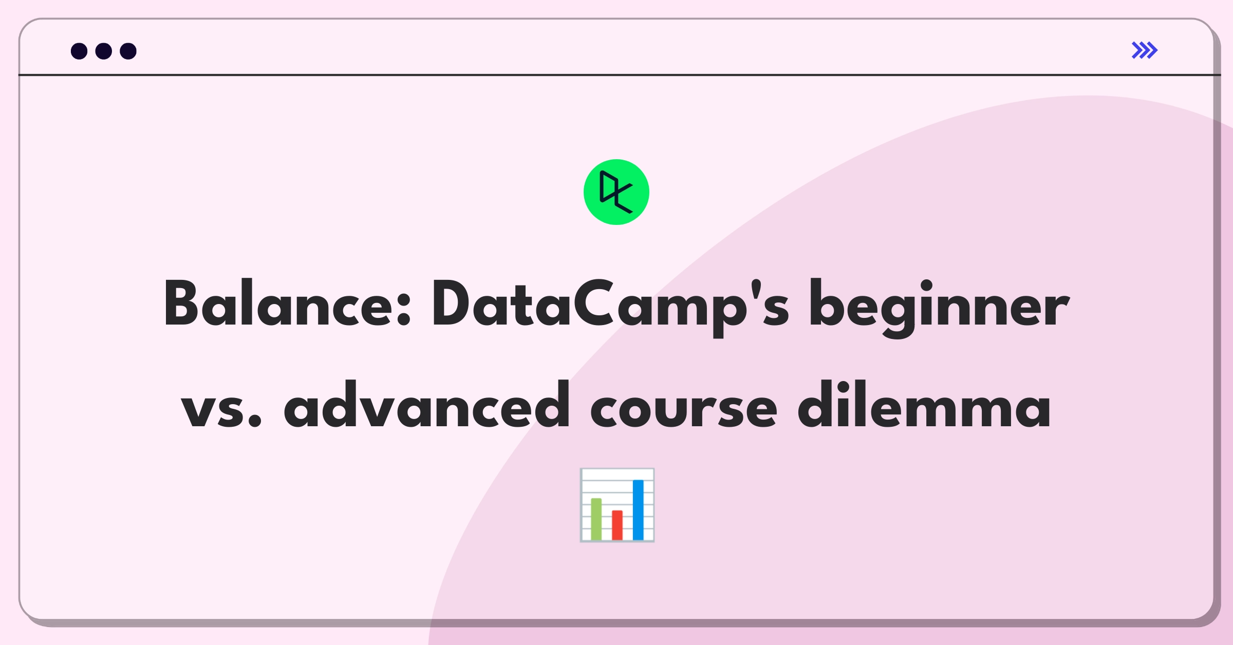 DataCamp Course Strategy | Product Trade-Off Interview - NextSprints
