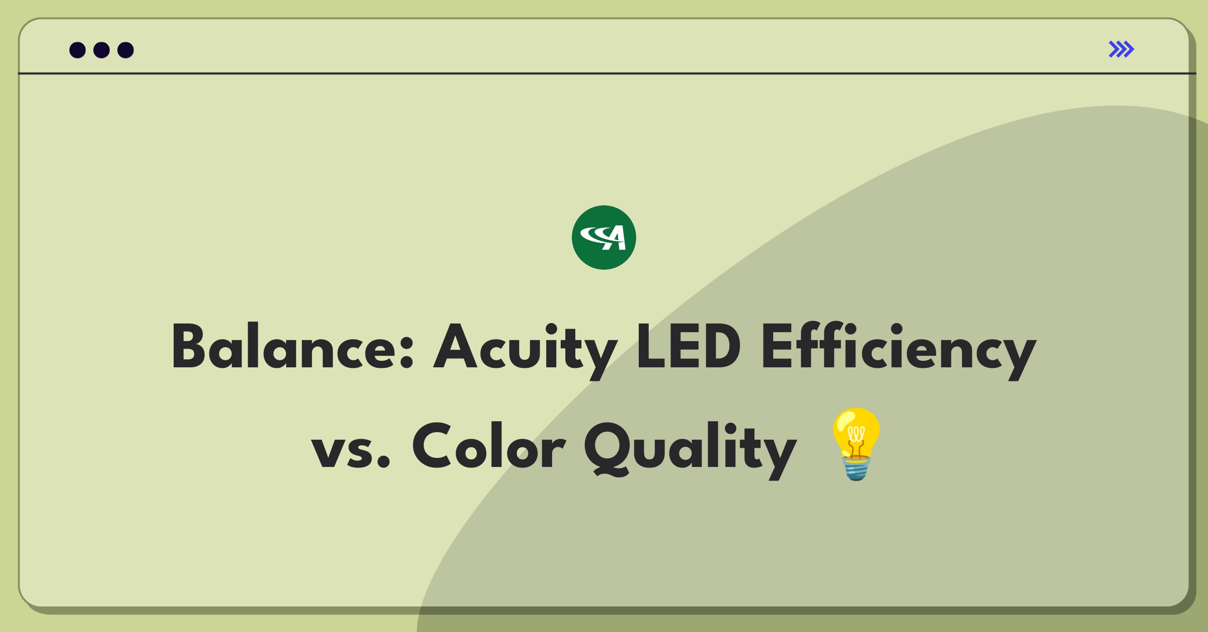 Acuity Brands LED Efficiency vs Quality | Product Trade-Off - NextSprints