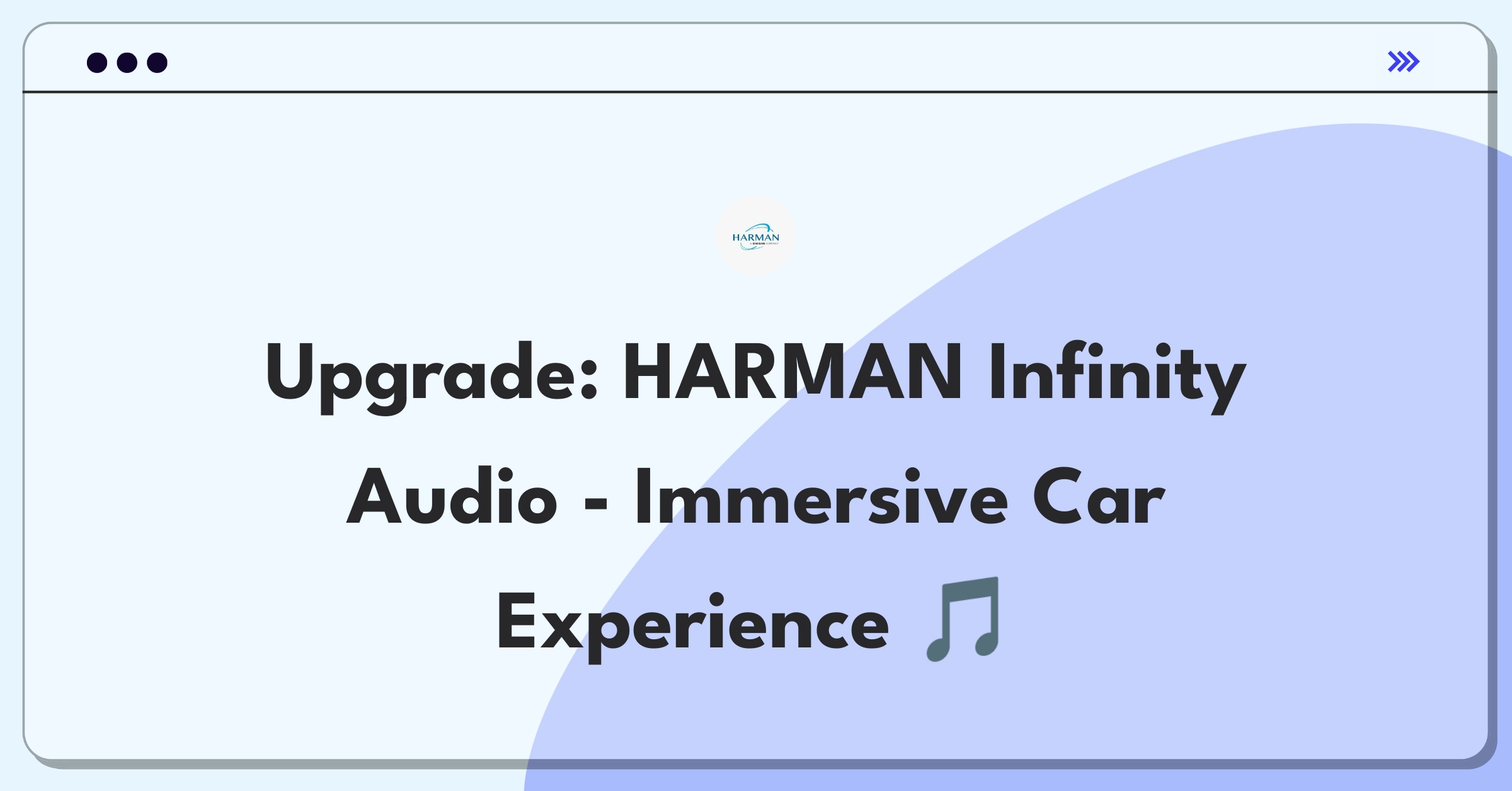 HARMAN Infinity Audio Enhancement | Product Improvement Case - NextSprints