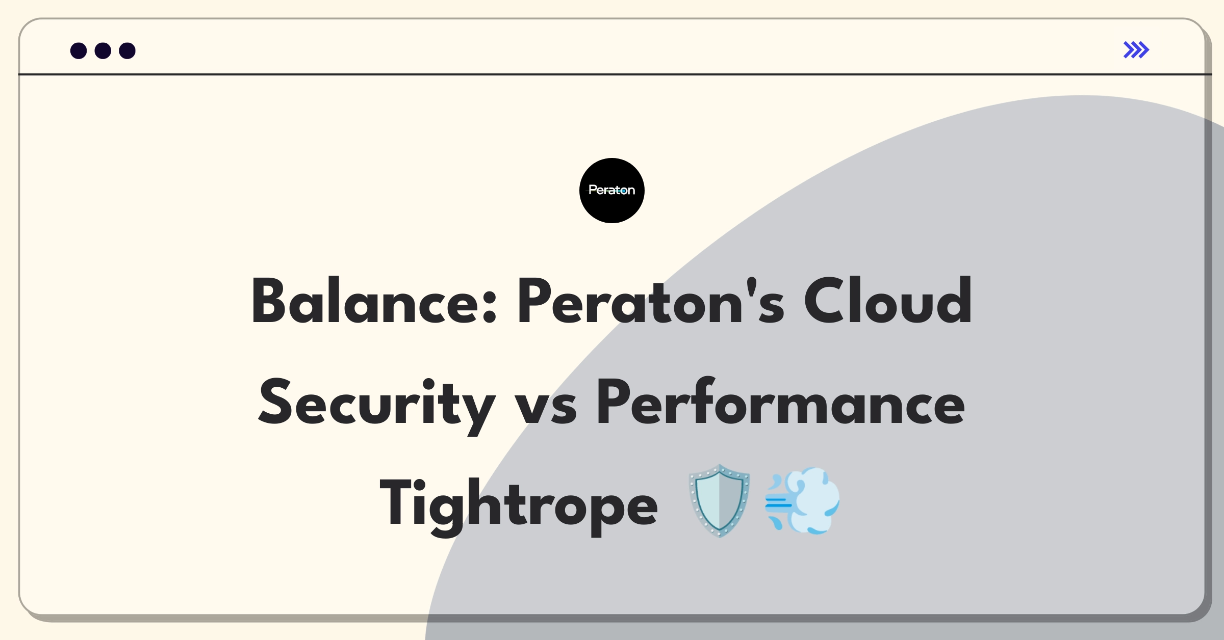 Peraton Cloud Security-Performance Tradeoff | Product Strategy ...