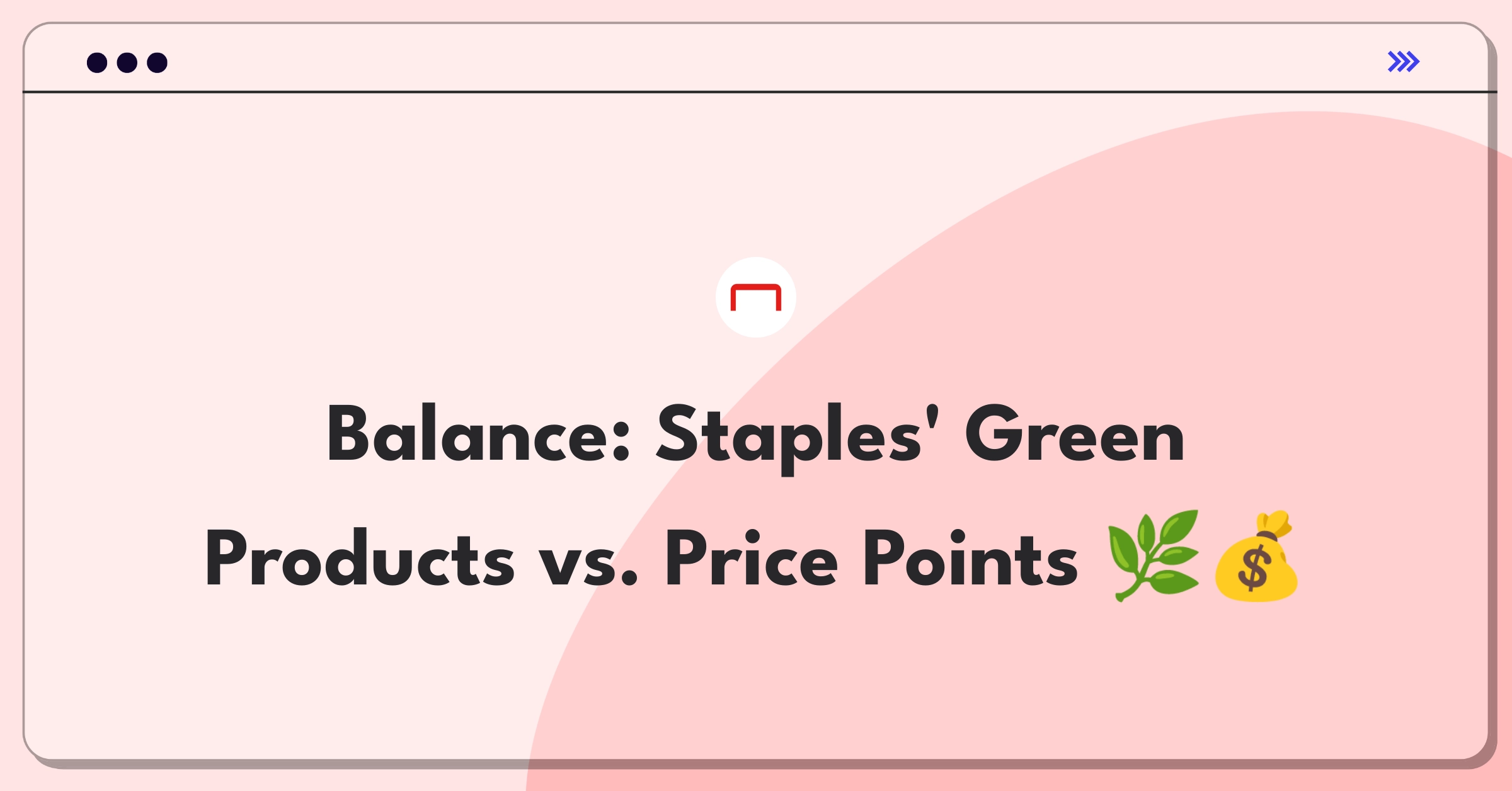 Staples Sustainability vs. Pricing | Product Trade-Off Case - NextSprints