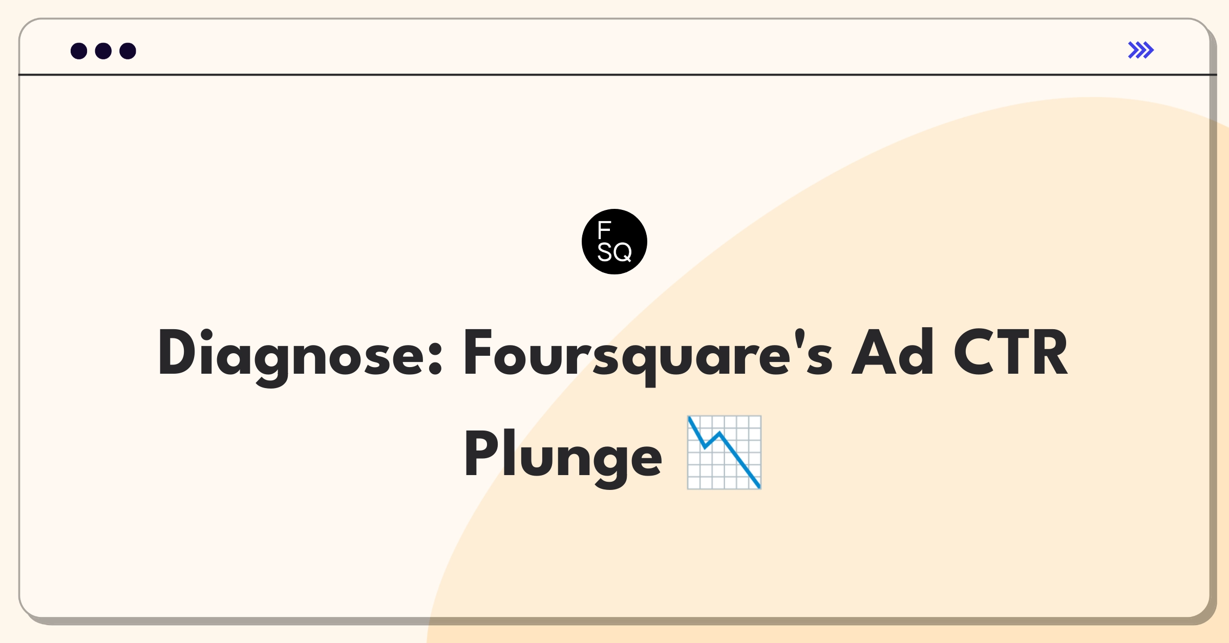 Foursquare Ad CTR Decline | Root Cause Analysis Interview - NextSprints