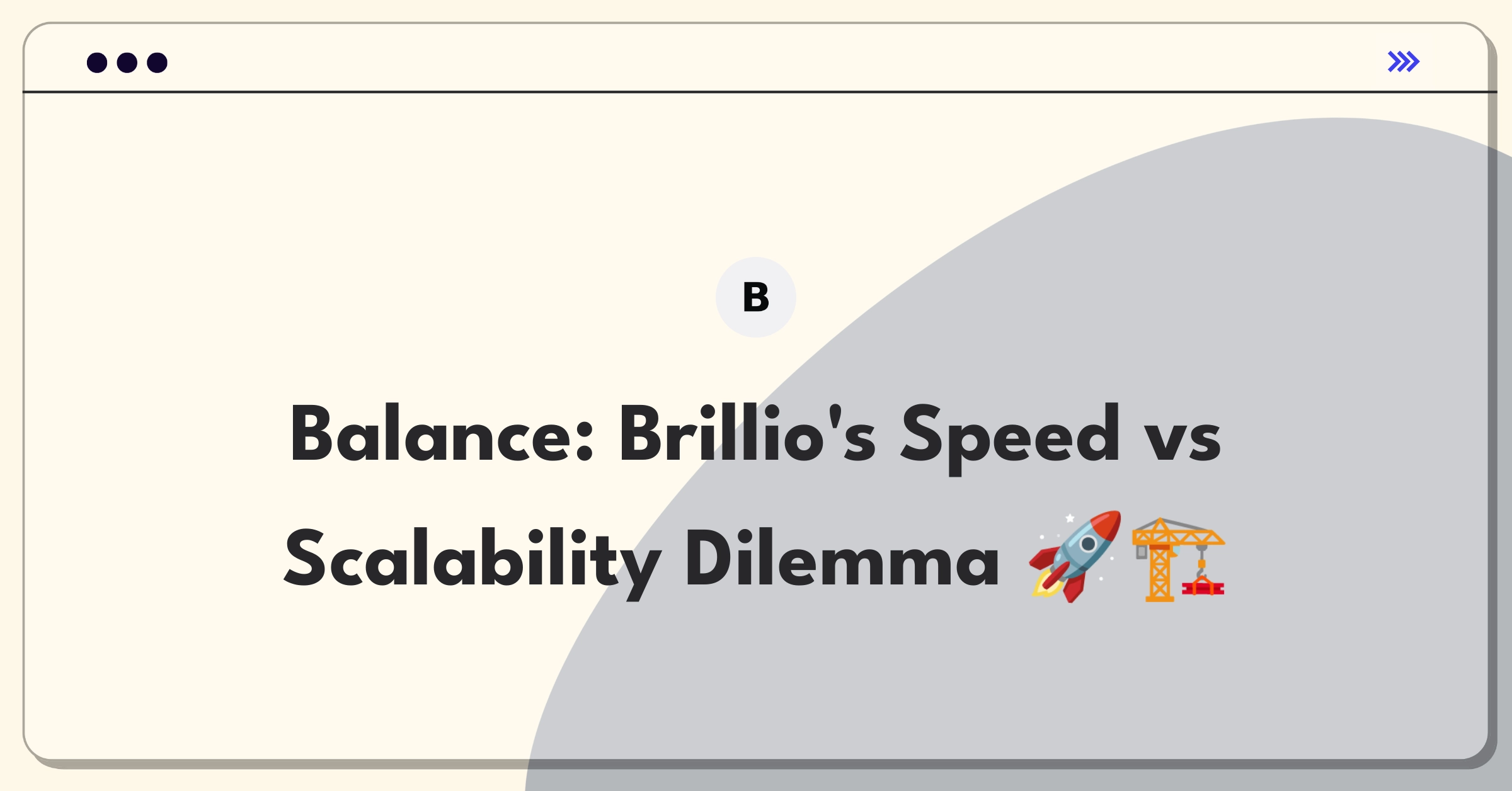 Brillio Digital Transformation Tradeoff | Product Strategy Case - NextSprints