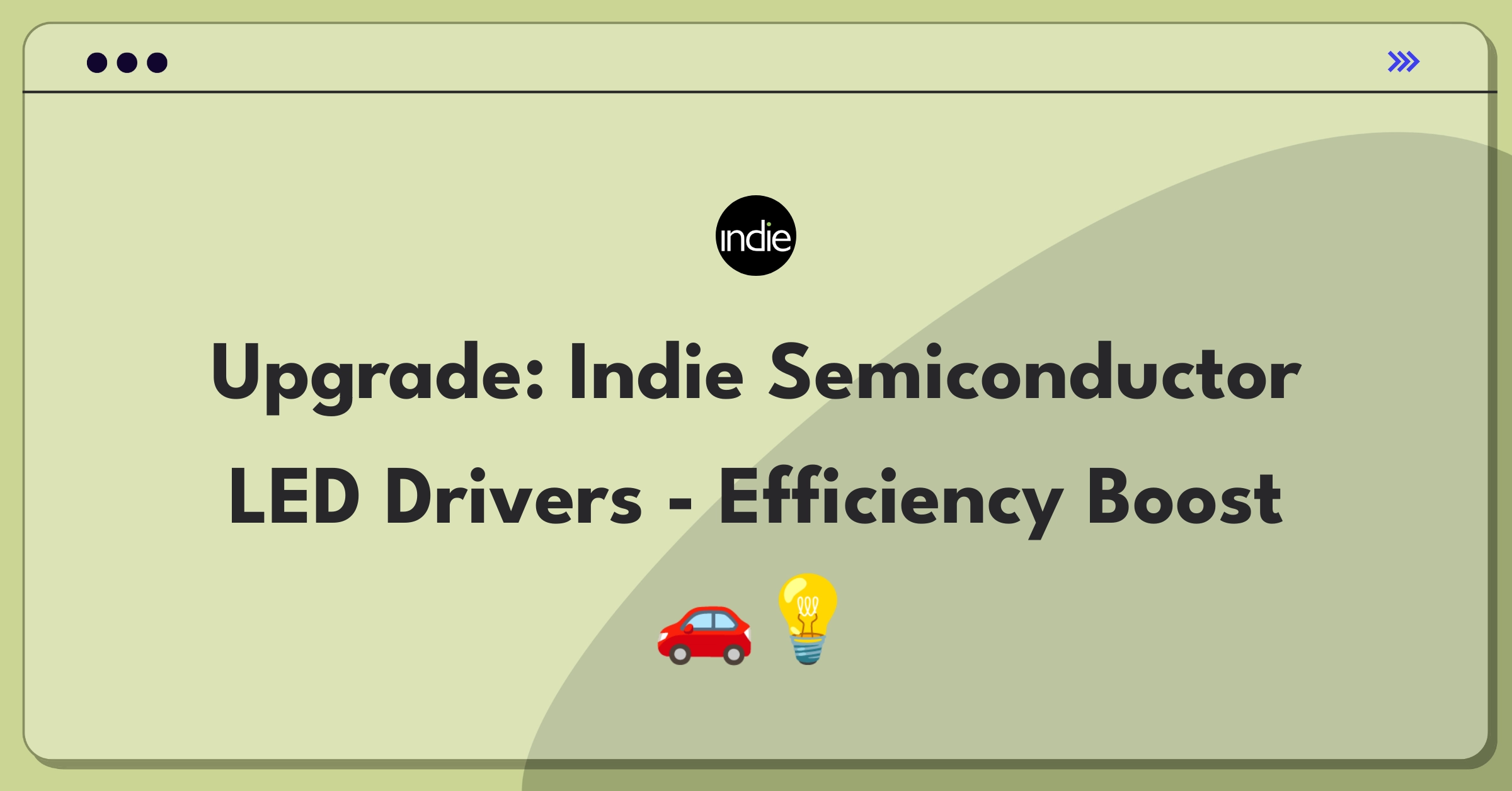 Indie Semiconductor LED Driver Efficiency | Product Improvement ...