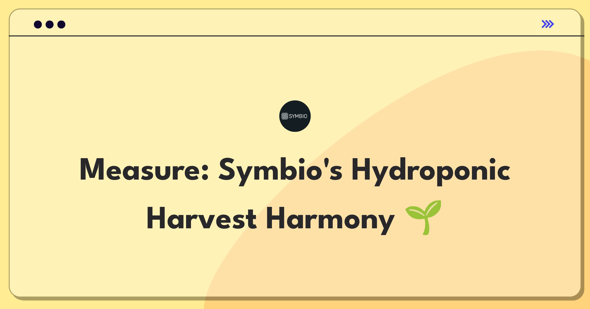 Symbio Hydroponics Success Metrics | Product Analytics Interview ...