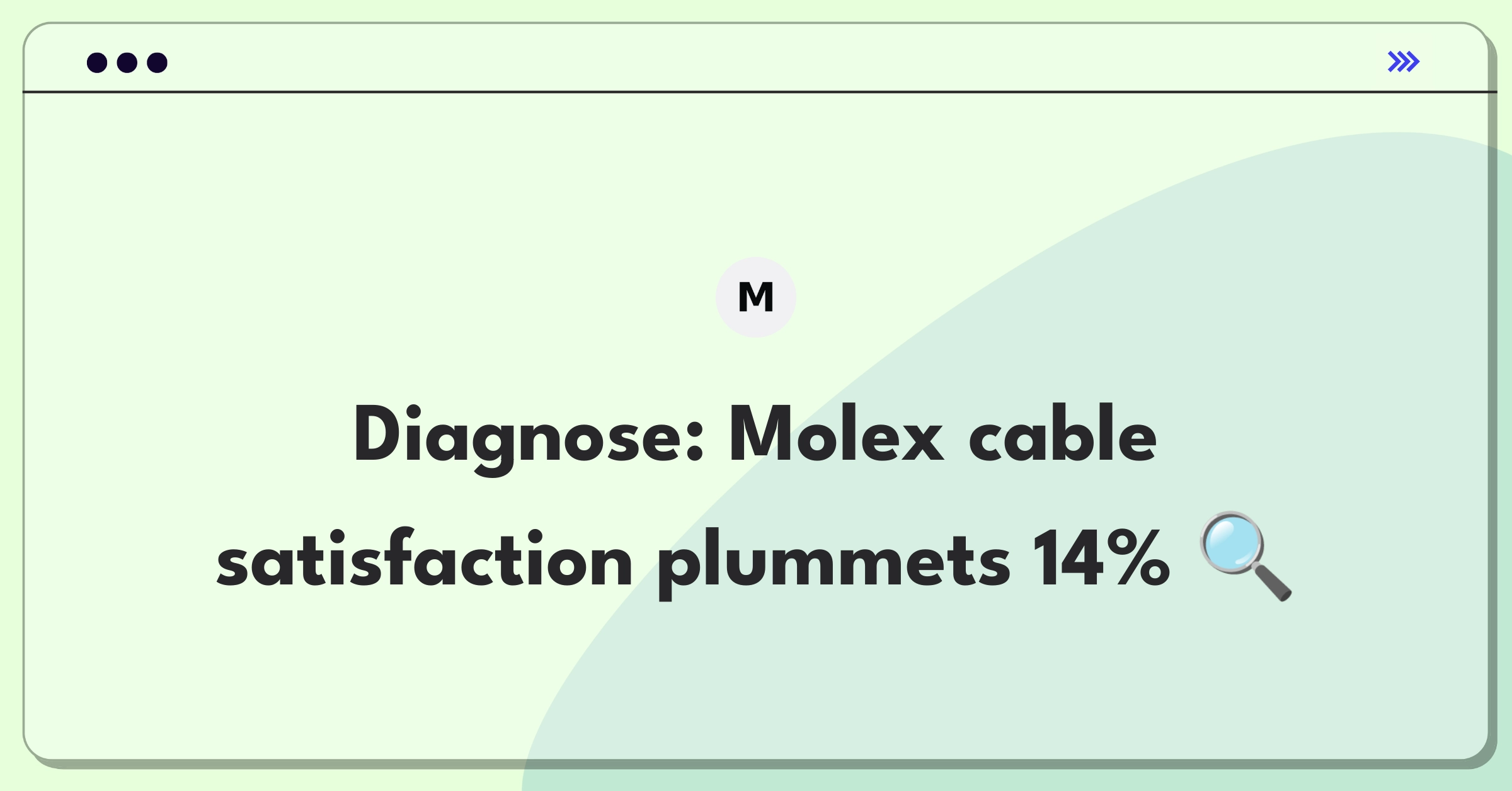 Molex Cable Satisfaction Decline | Product RCA Interview - NextSprints