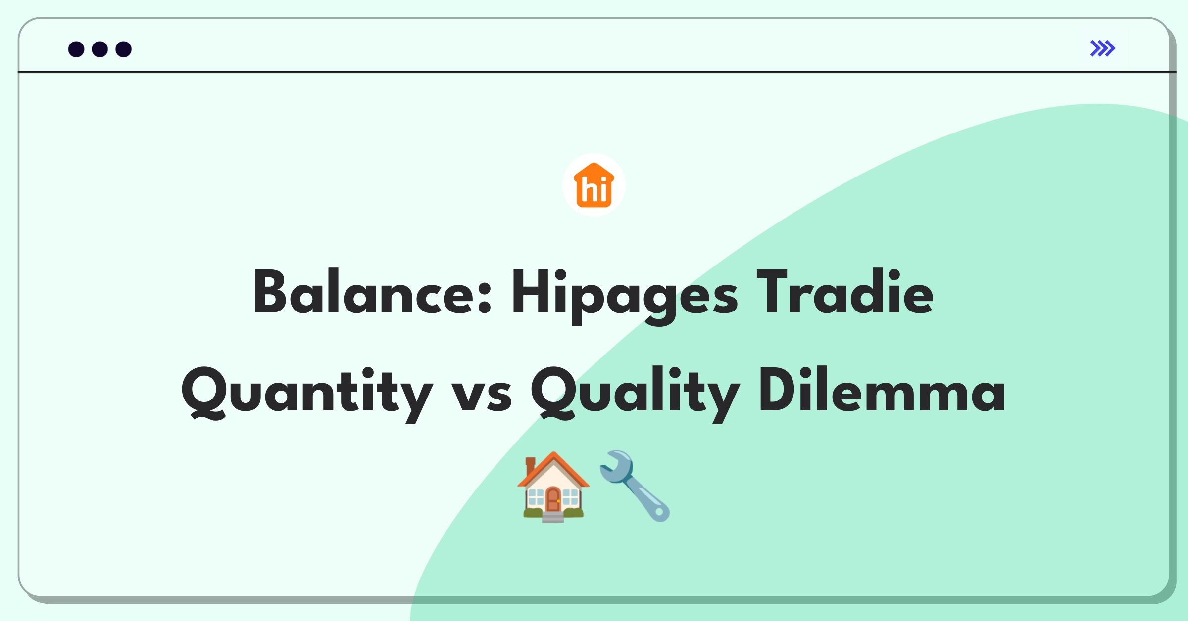 Hipages Tradie Quality vs Quantity | Product Trade-Off Case - NextSprints