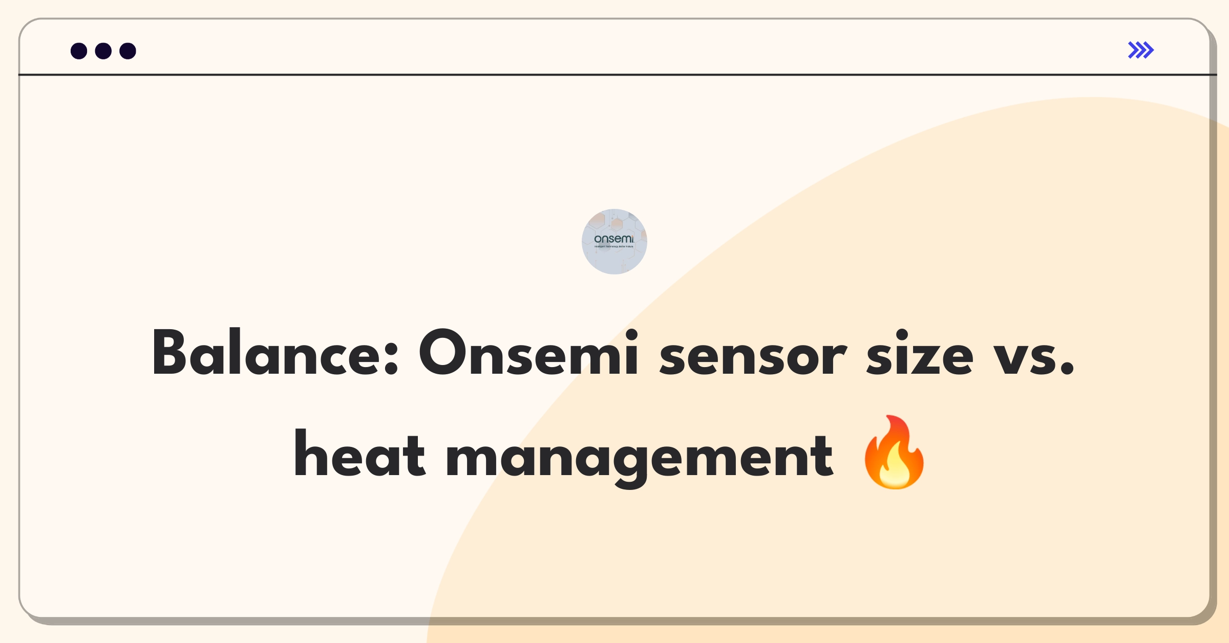 Onsemi Sensor Tradeoff | Product Strategy Interview - NextSprints