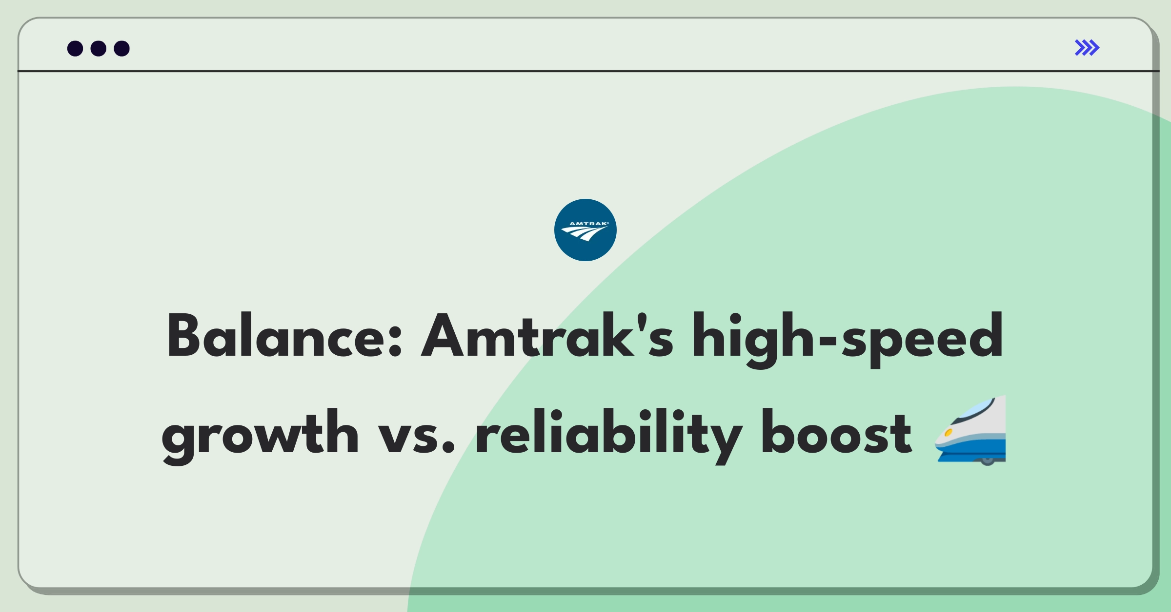 Amtrak Service Expansion Tradeoff | Product Strategy Interview ...