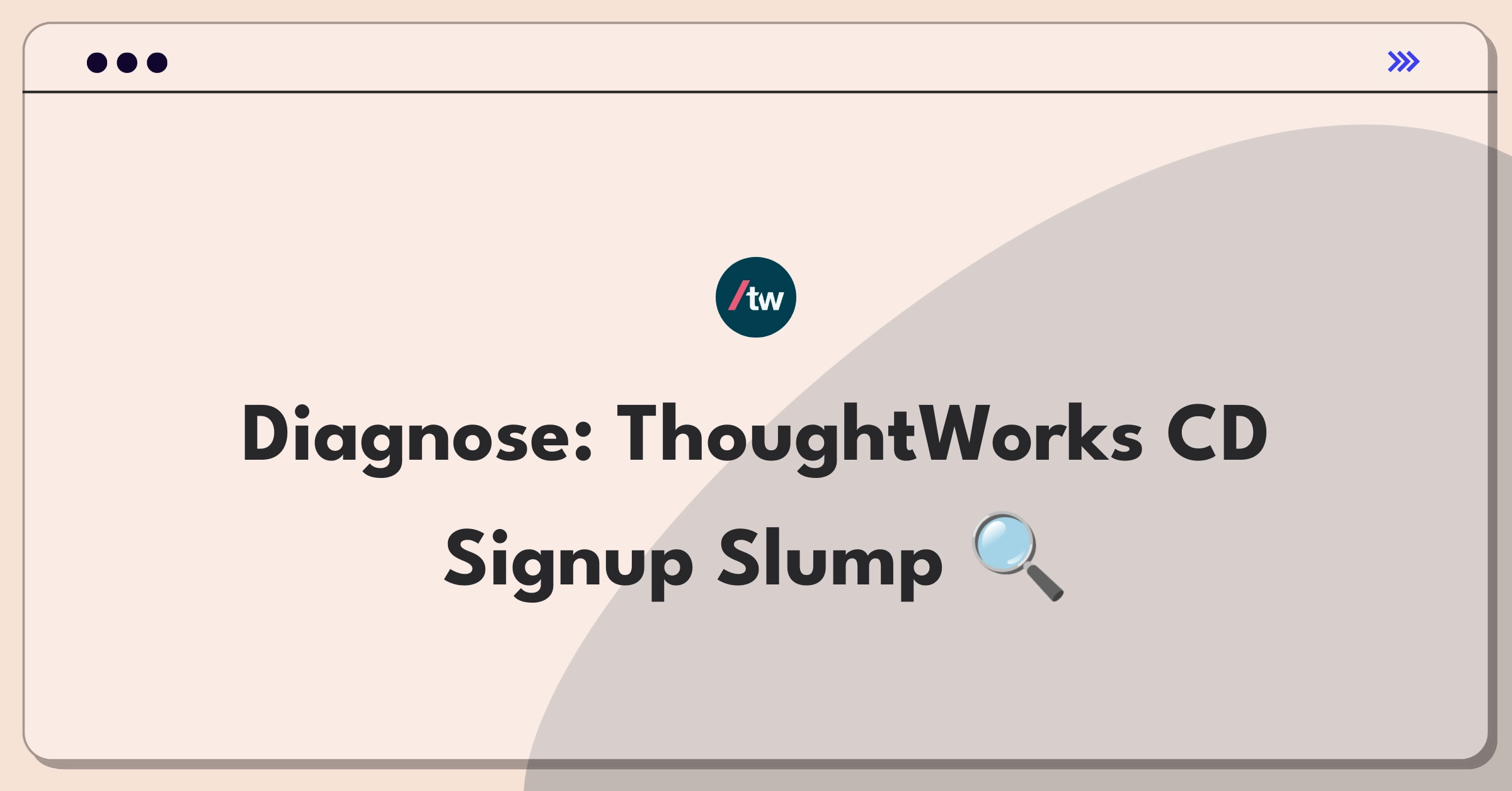 ThoughtWorks Signup Drop | Product RCA Interview - NextSprints