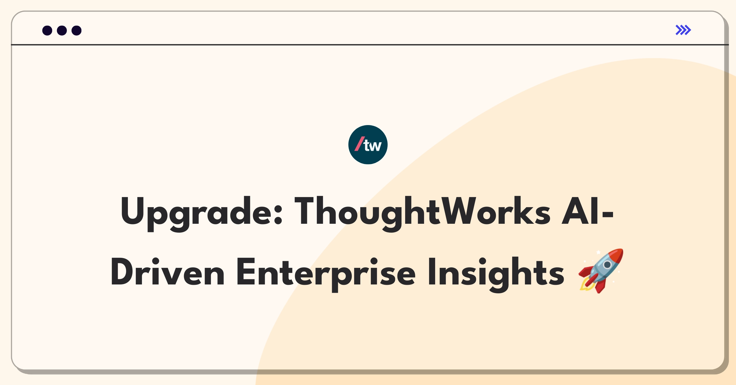 ThoughtWorks Data & AI Insights | Product Improvement Case - NextSprints