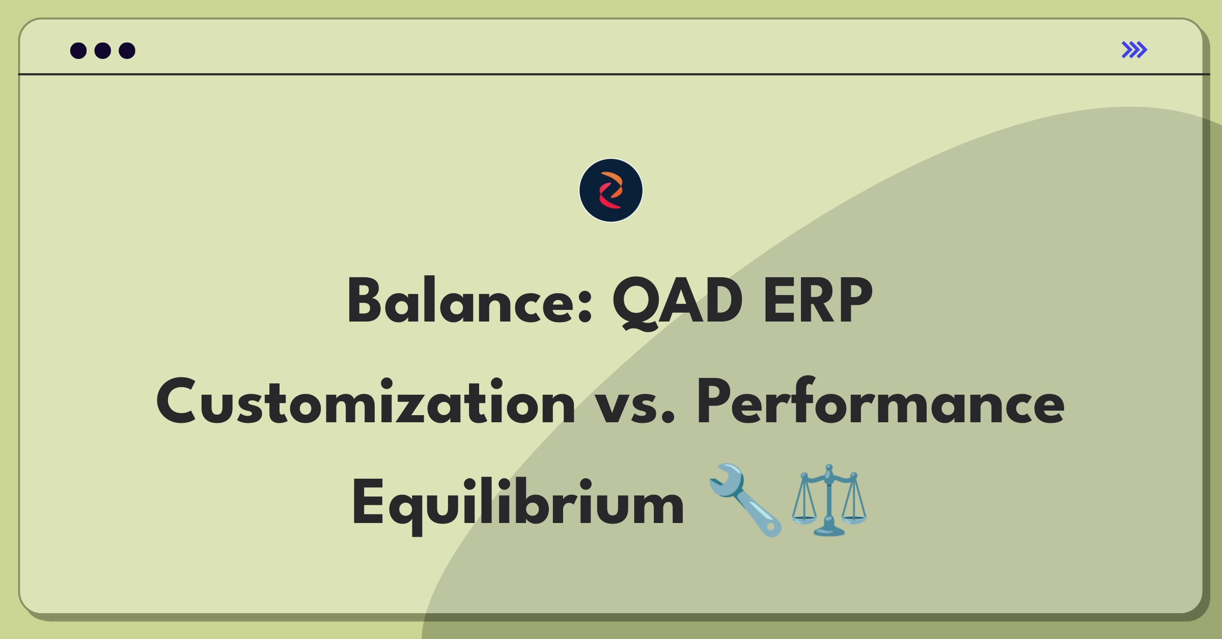 Qad Erp Customization Tradeoff Product Strategy Interview Nextsprints