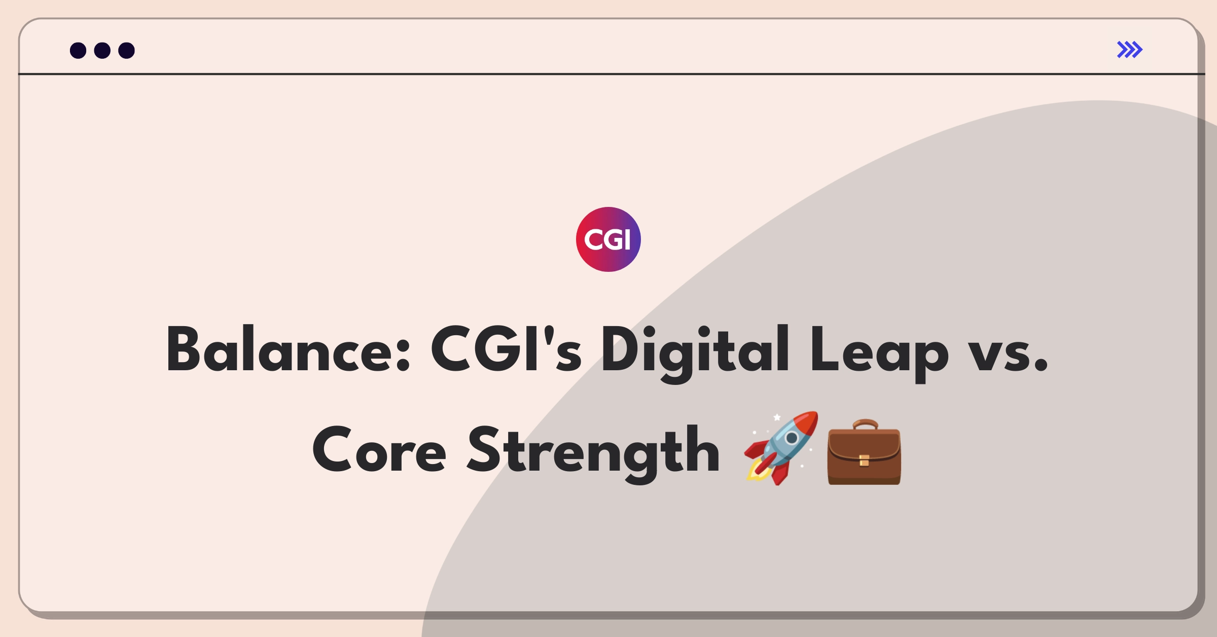 CGI Digital Transformation Strategy | Product Trade-Off Case - NextSprints