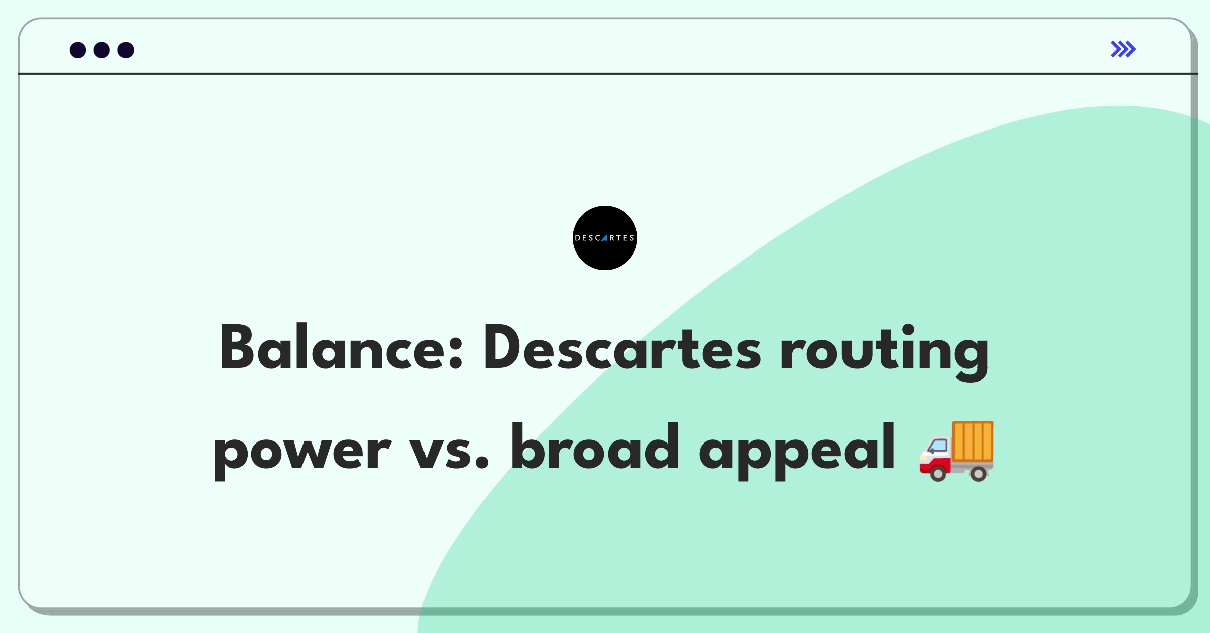 Descartes Routing Feature Prioritization | Product Trade-Off - NextSprints