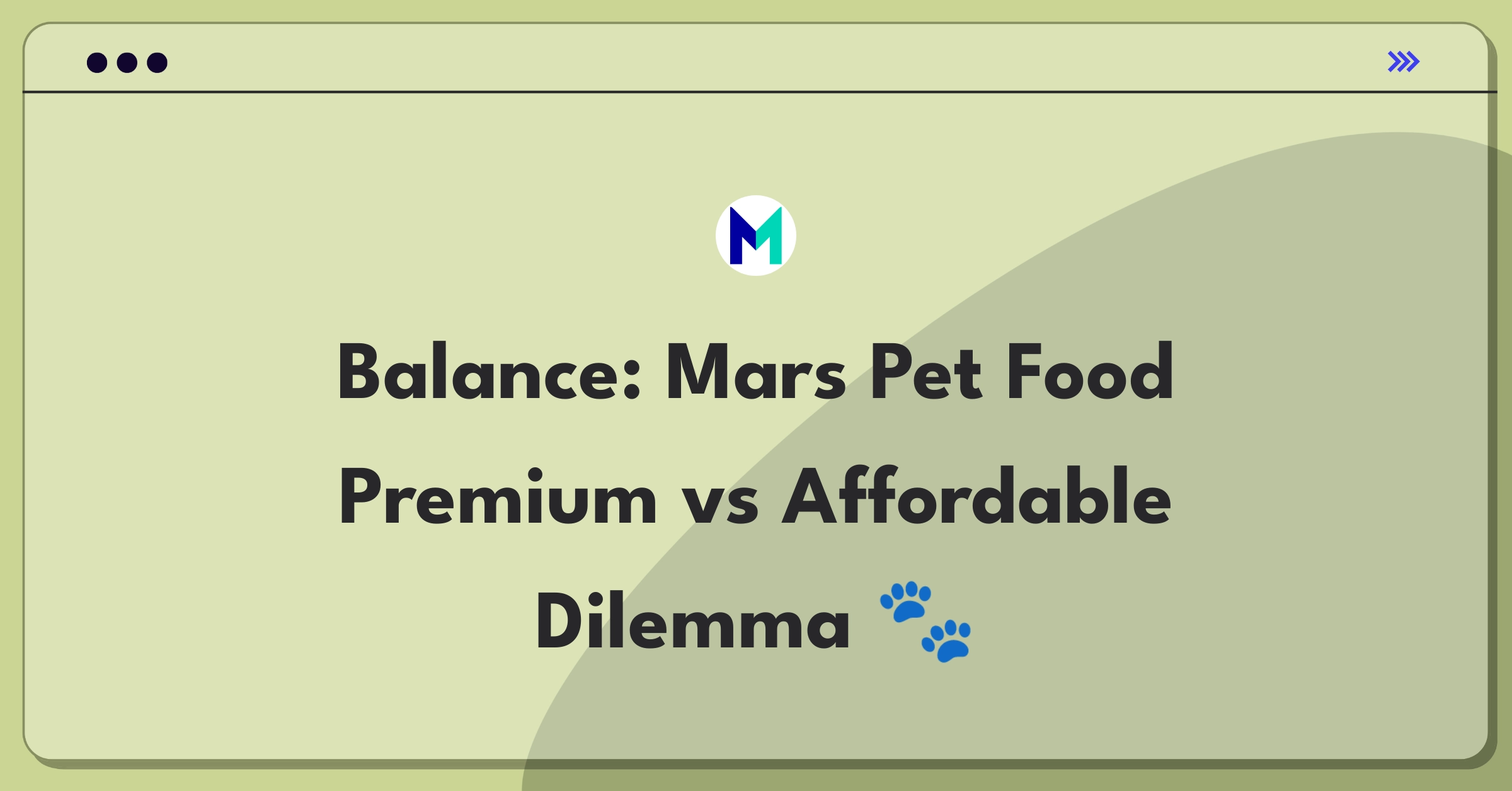 Mars Pet Food Premium vs Affordable | Product Trade-Off Case - NextSprints
