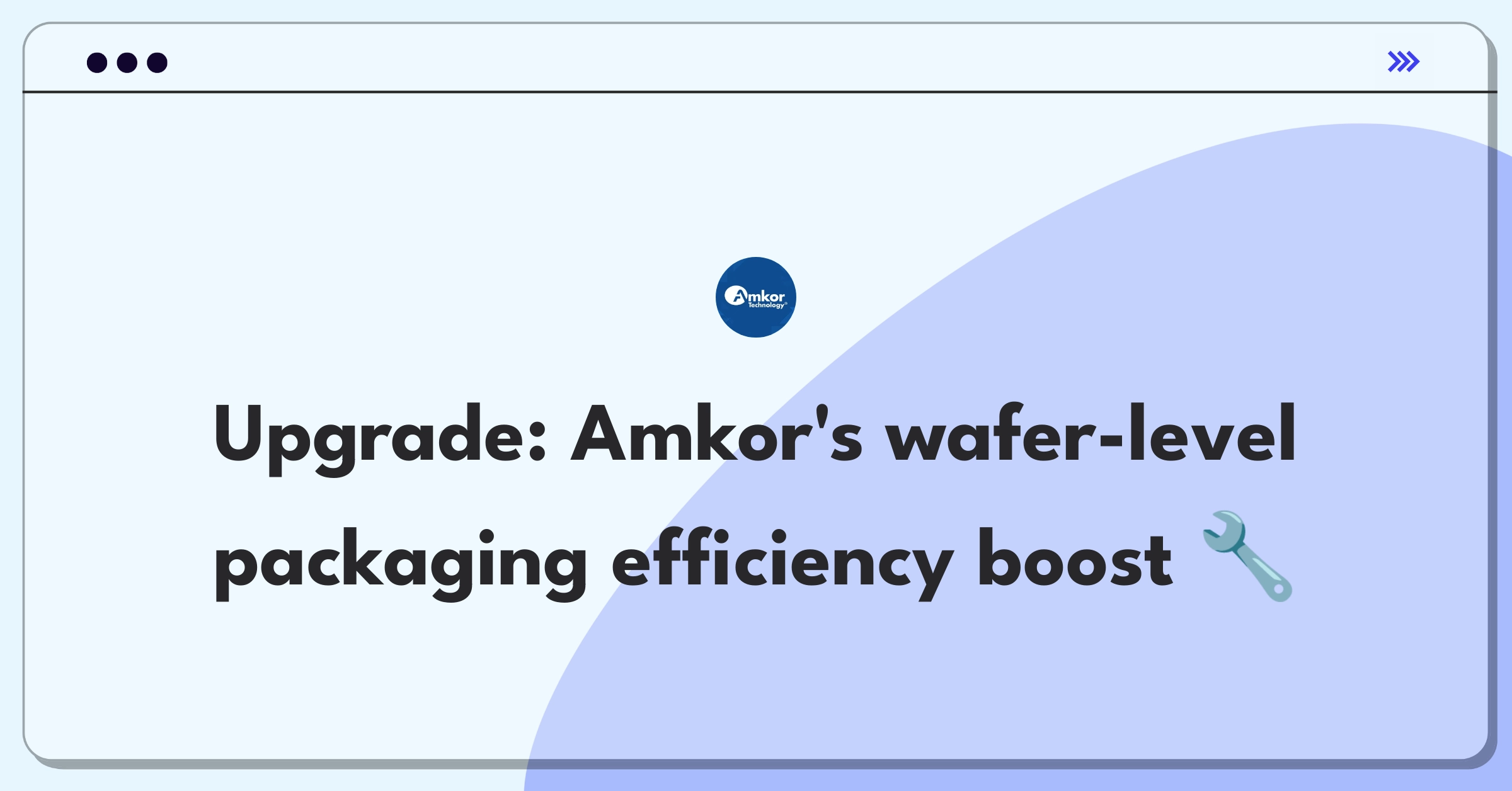 Amkor Wafer-Level Packaging Optimization | Product Improvement ...