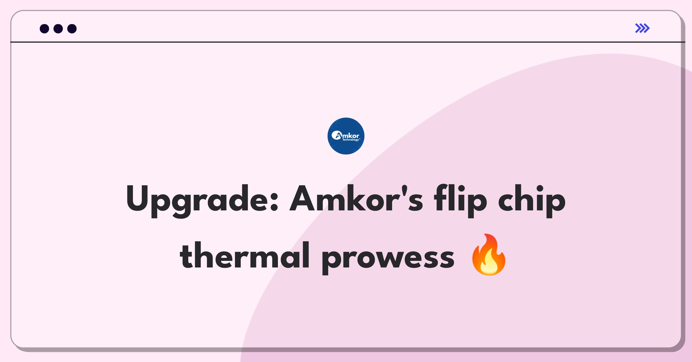 Amkor Flip Chip Thermal Performance | Product Improvement Case ...