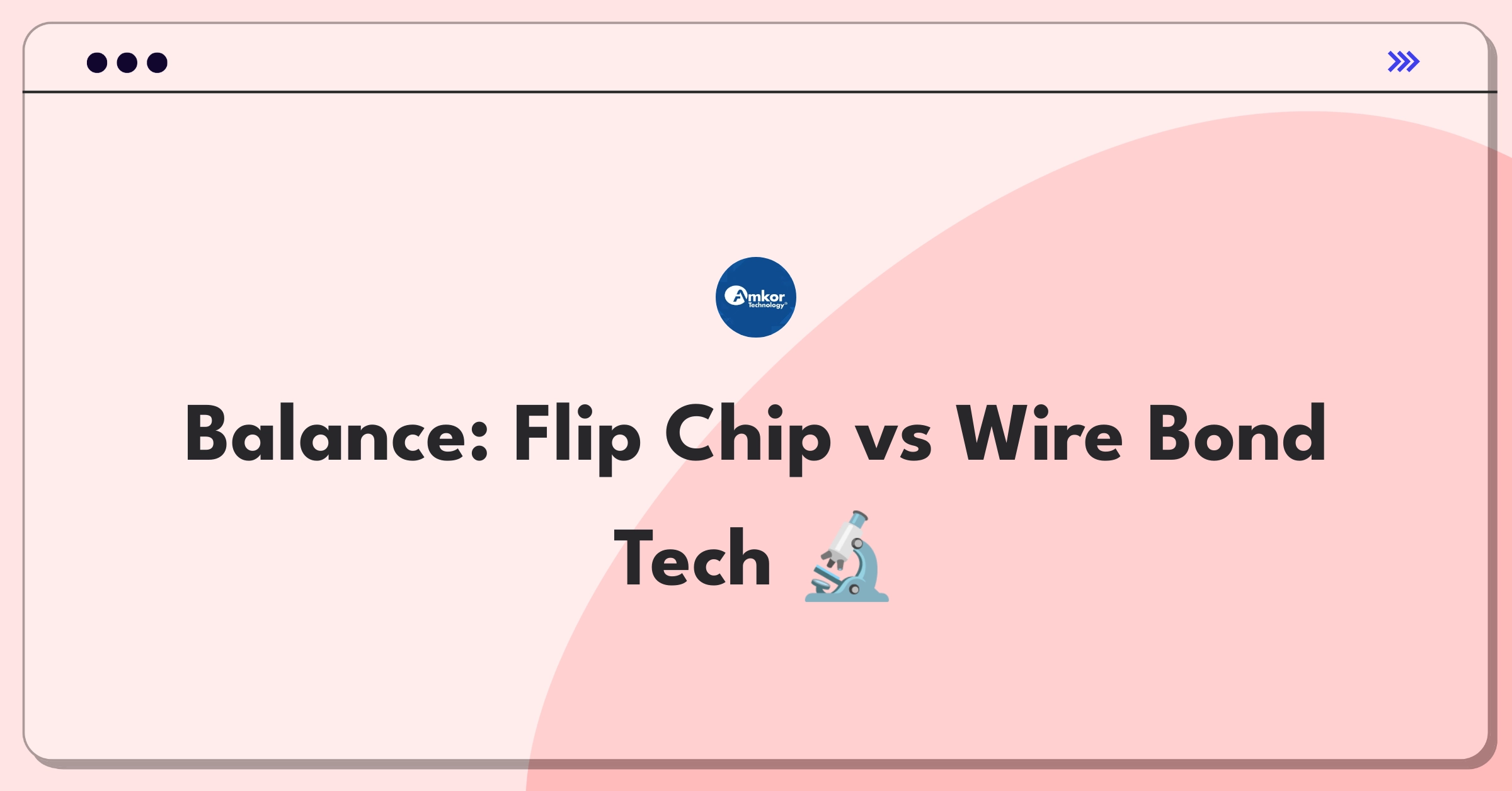 Amkor Packaging Strategy | Product Trade-Off Interview - NextSprints