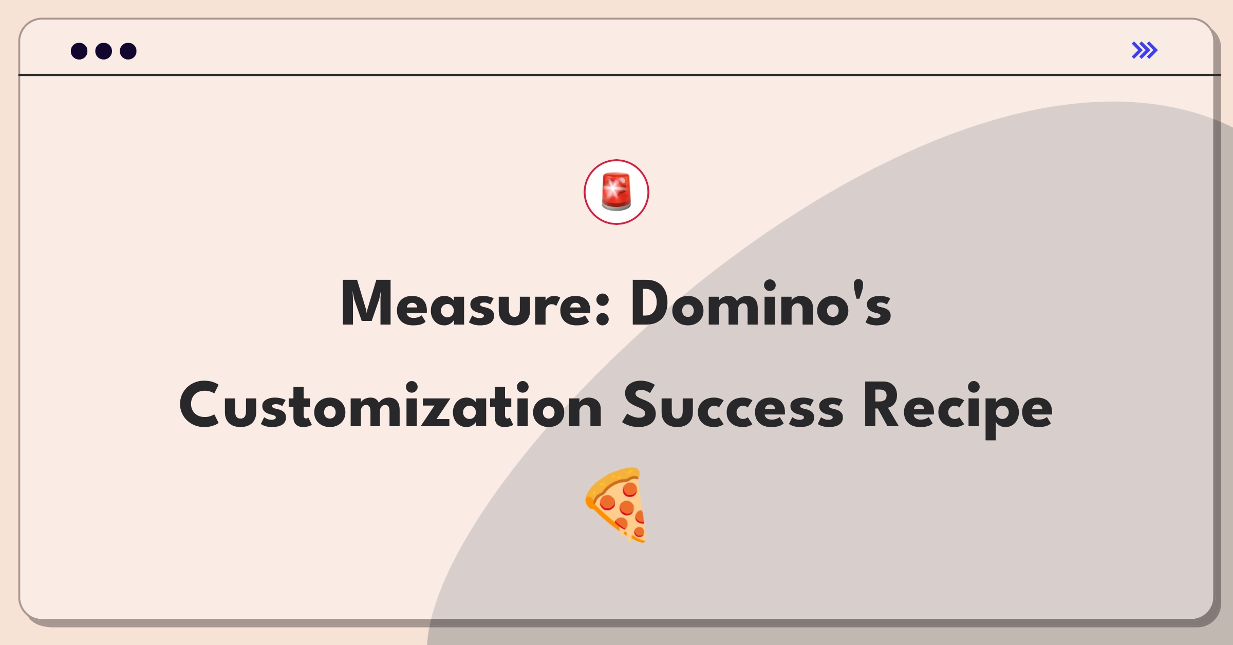 Dominos Pizza Customization Success Metrics Interview Nextsprints
