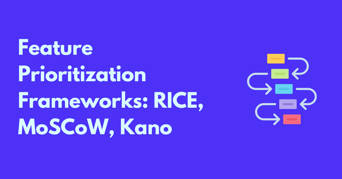 Feature Prioritization Frameworks: A Deep Dive into RICE, MoSCoW, Kano ...