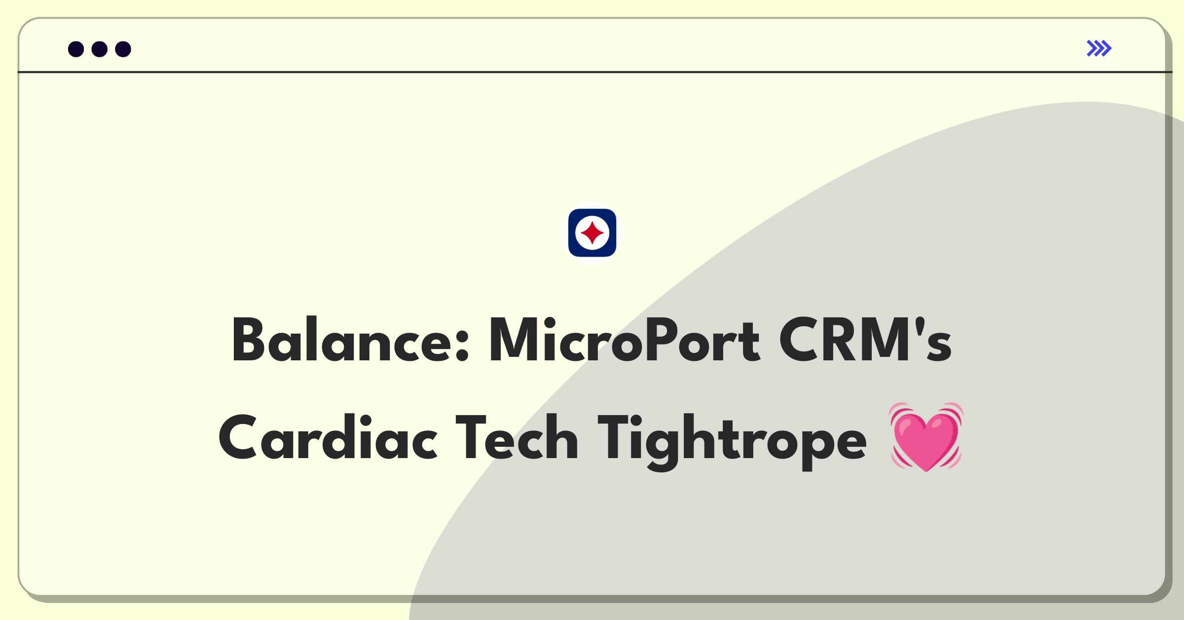 MicroPort CRM Product Line Strategy | Trade-Off Interview - NextSprints