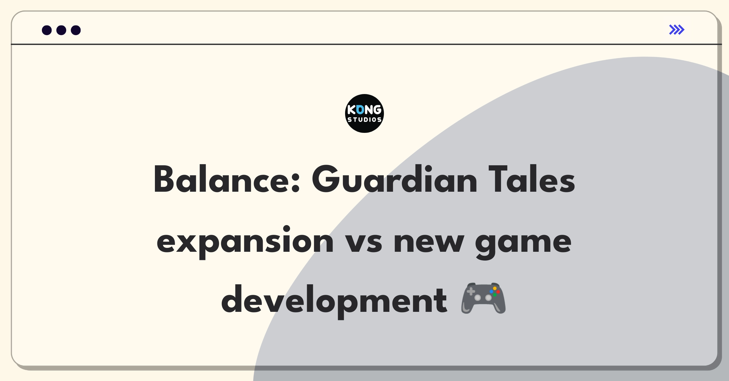 Kong Studios Resource Allocation | Product Trade-Off Case - NextSprints