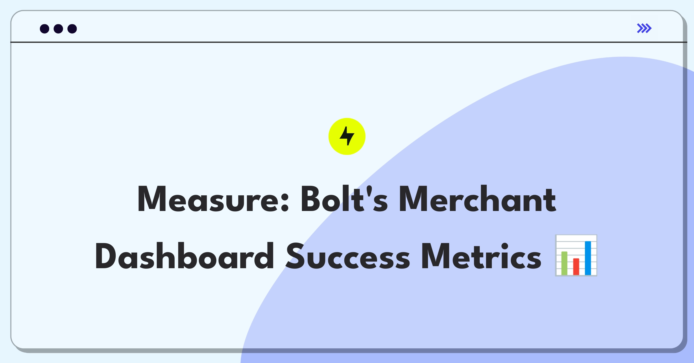 Bolt Merchant Dashboard Success | Metrics Product Interview - NextSprints