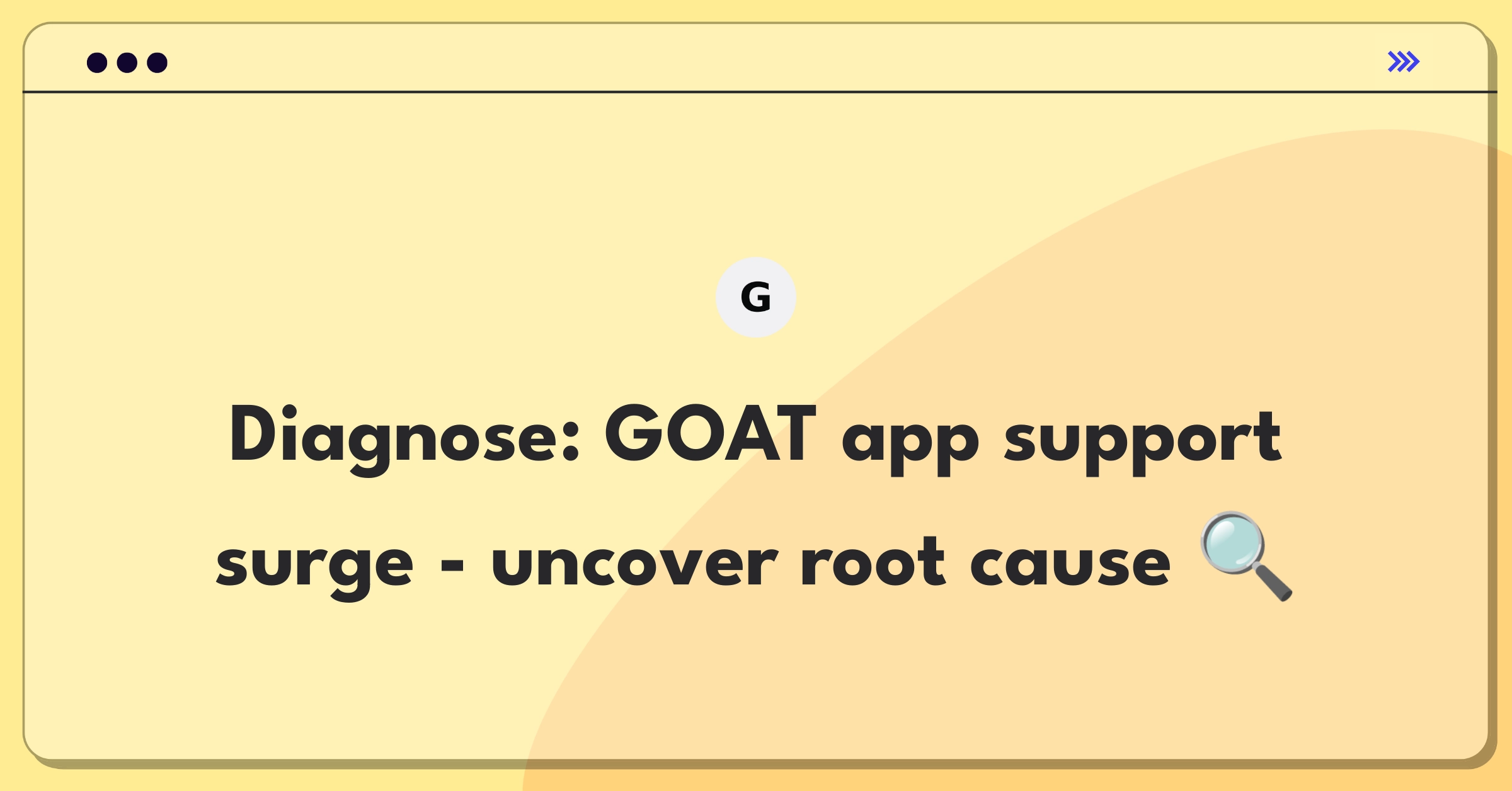 GOAT App Support Ticket Surge | Product RCA Interview - NextSprints
