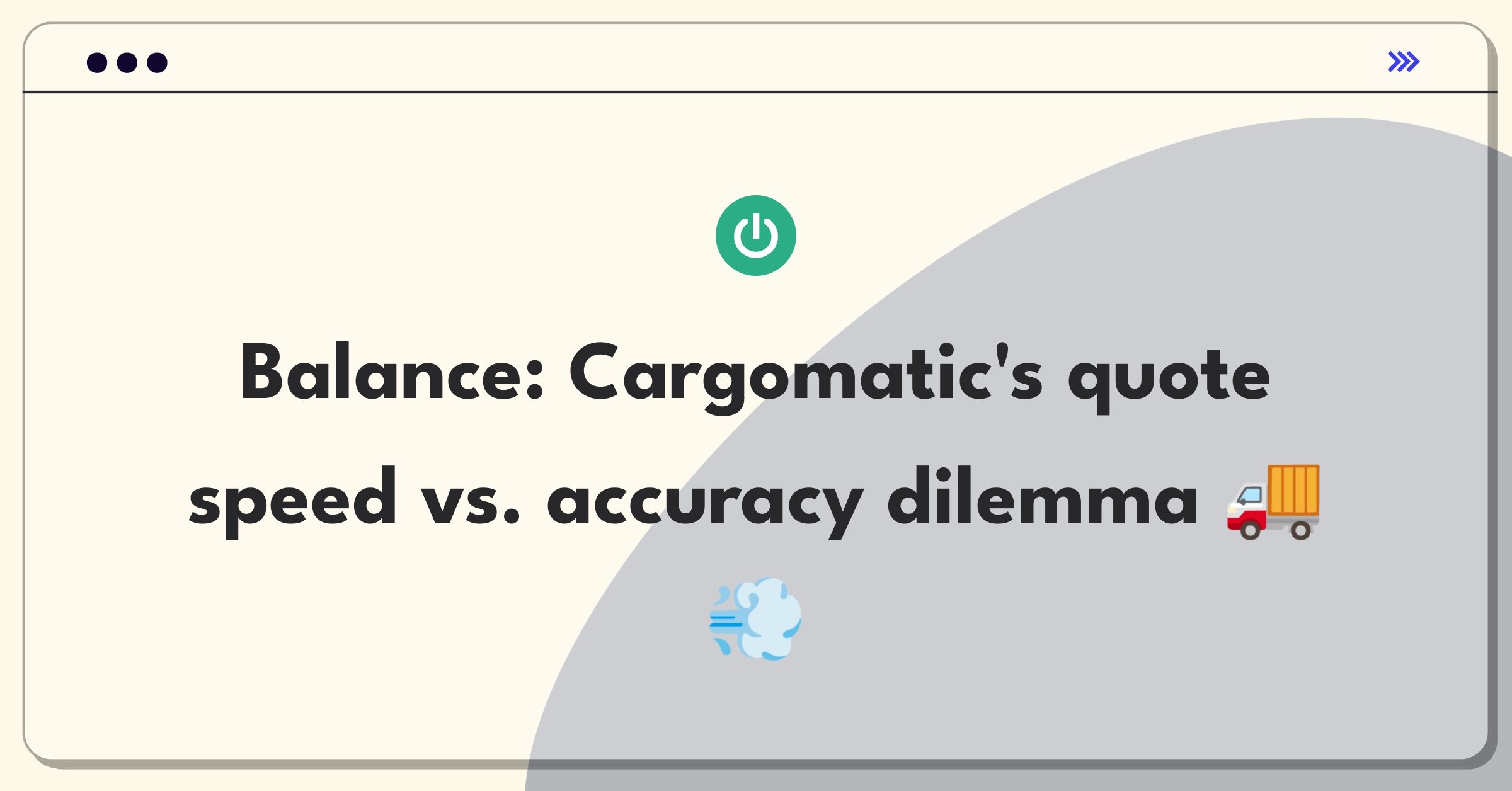 Cargomatic Instant Quote Optimization | Product Trade-Off - NextSprints