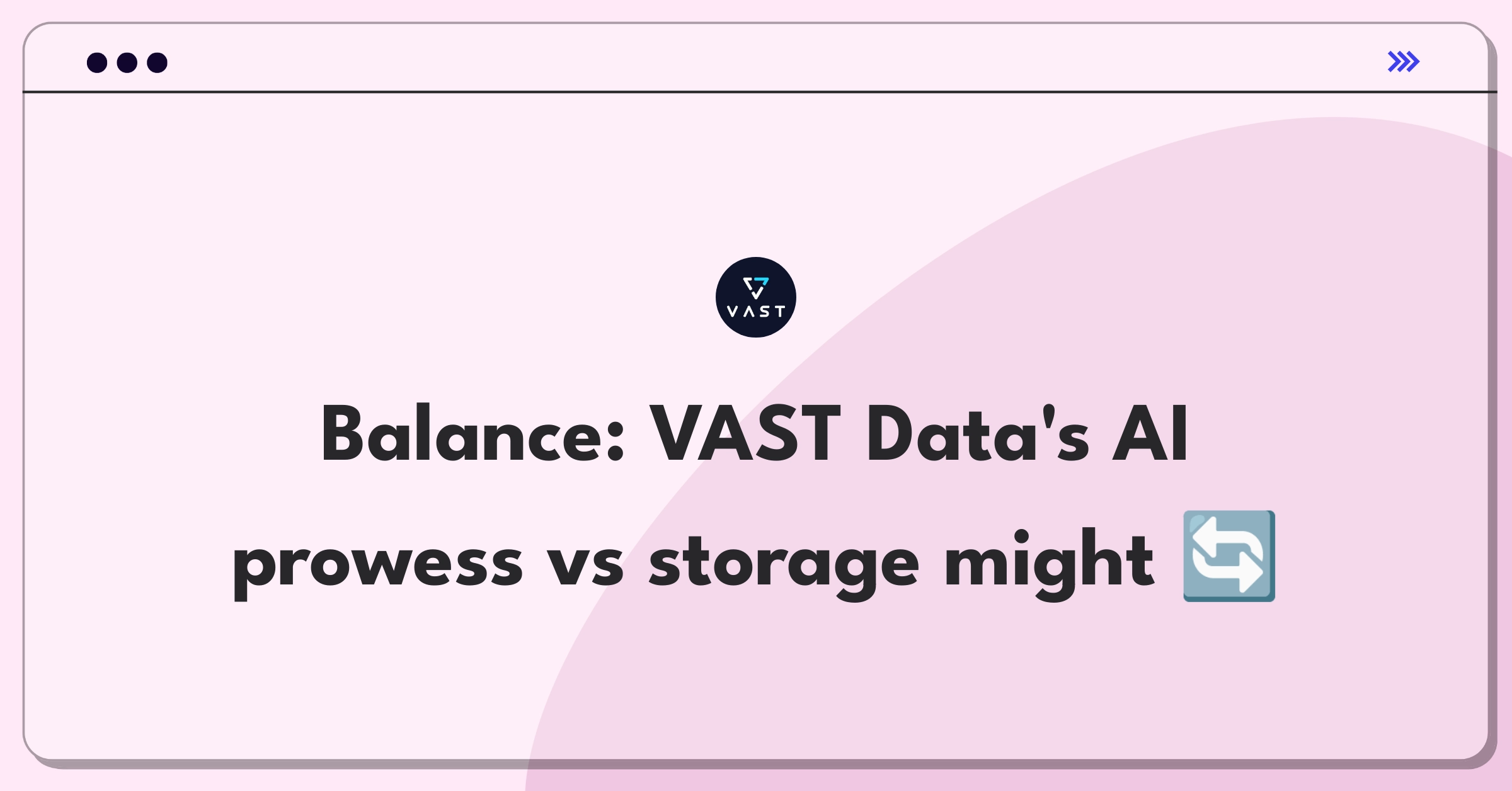 VAST Data AI vs Storage Tradeoff | Product Strategy Interview - NextSprints
