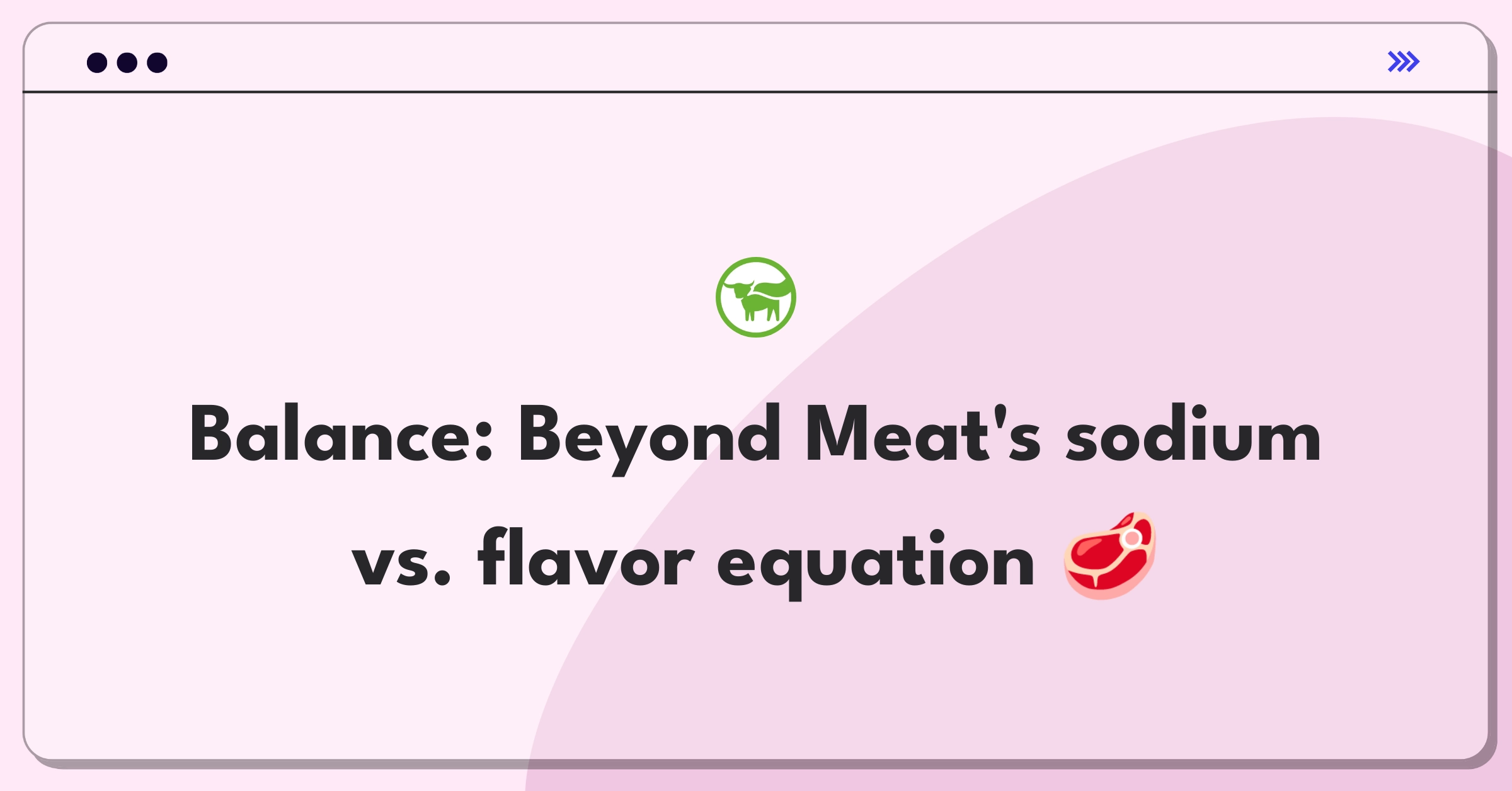Beyond Meat Sodium Reduction | Product Trade-Off Interview - NextSprints