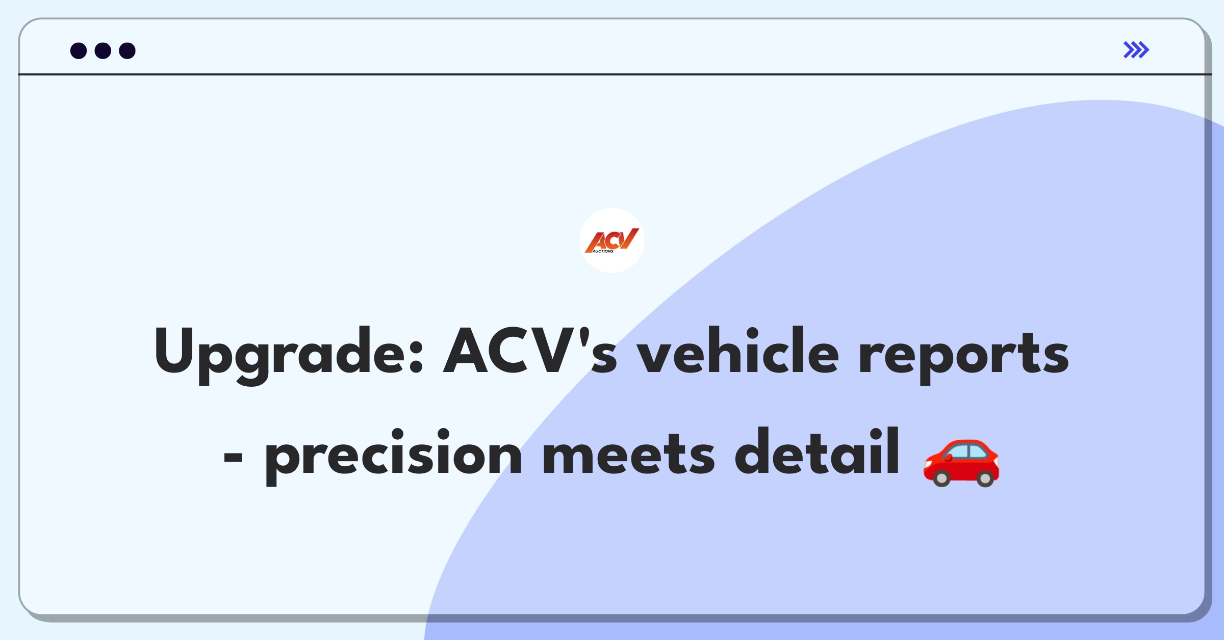 ACV Auctions Vehicle Reports | Product Improvement Case - NextSprints