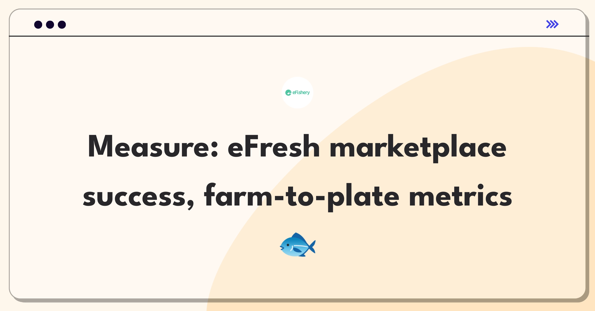 eFishery Marketplace Success Metrics | Analytics Interview - NextSprints