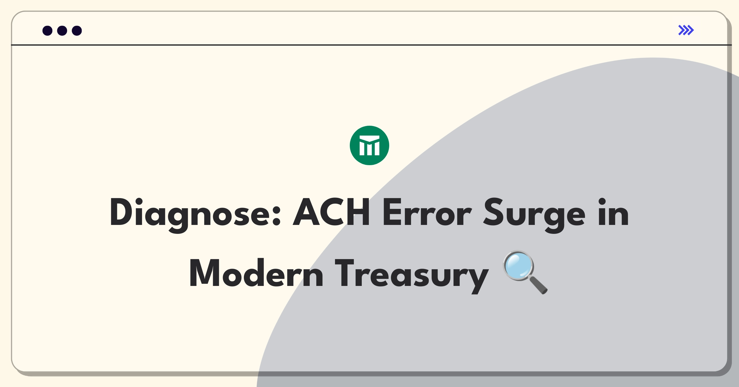 Modern Treasury ACH Error Spike | Root Cause Analysis Case - NextSprints