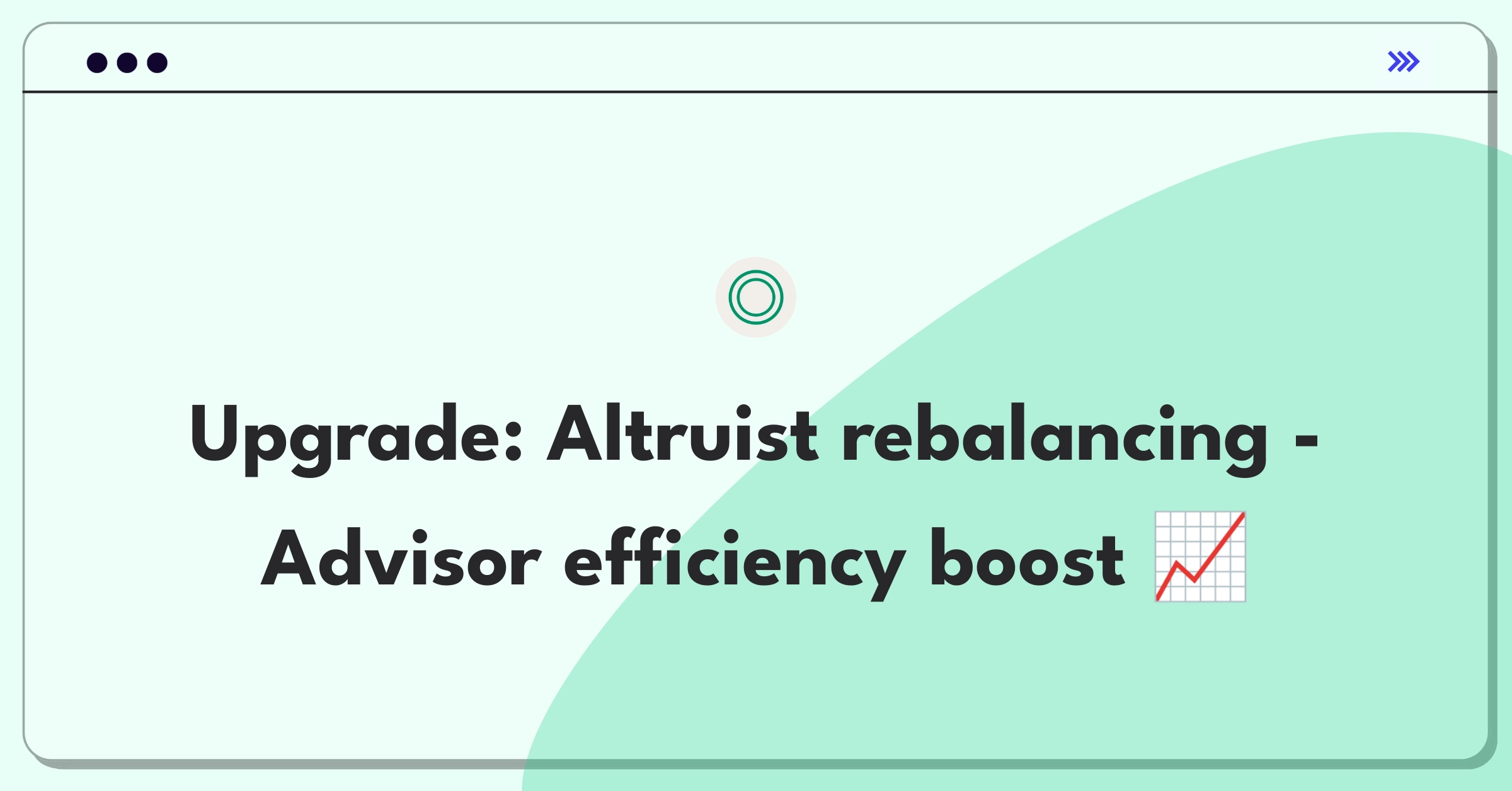 Altruist Portfolio Rebalancing Upgrade | Product Improvement Case ...