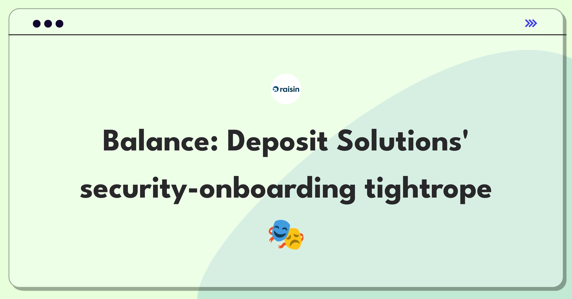 Deposit Solutions Security vs Onboarding | Trade-Off Case - NextSprints
