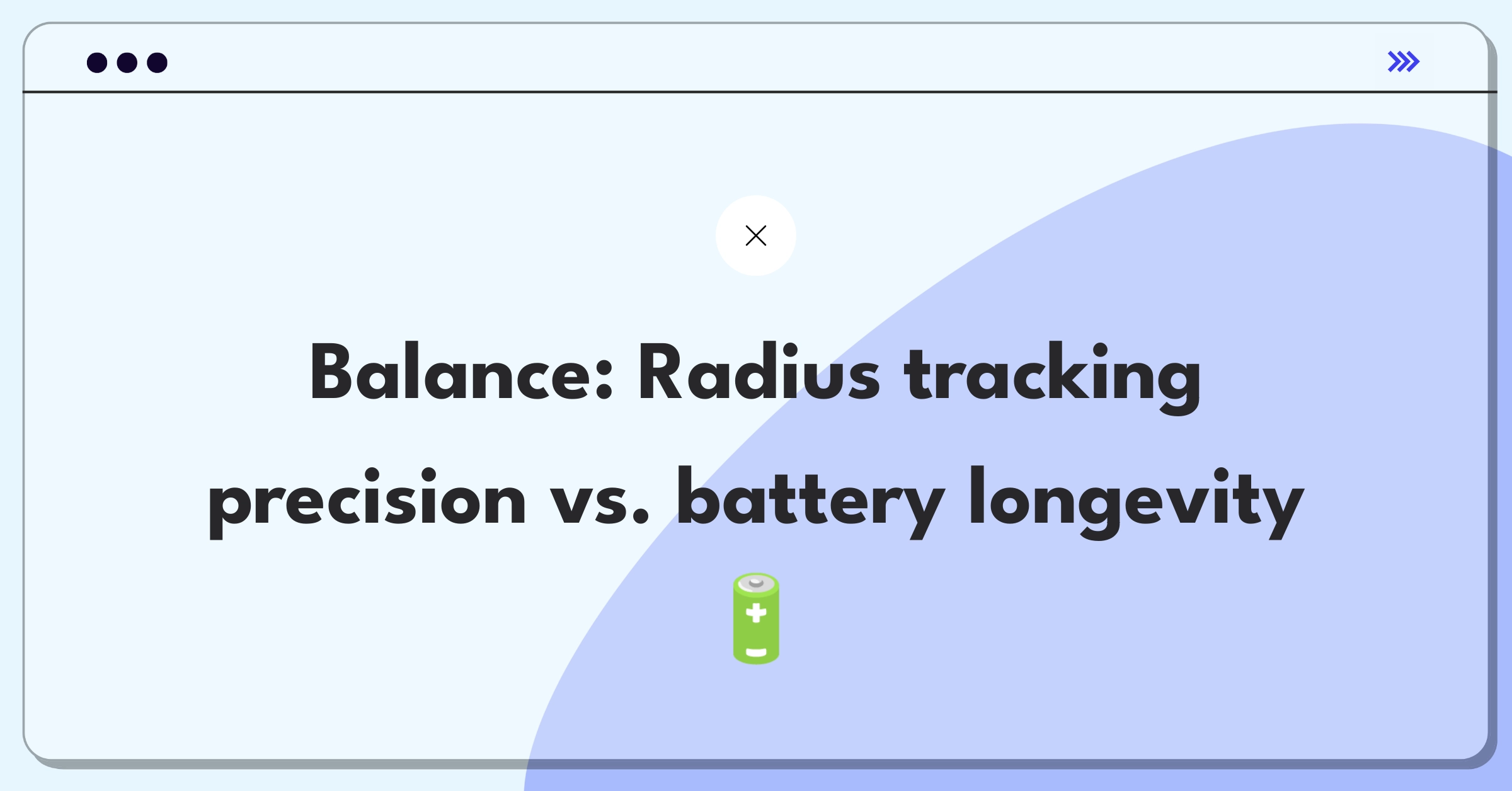 Radius Vehicle Tracking Tradeoff | Product Strategy Interview - NextSprints