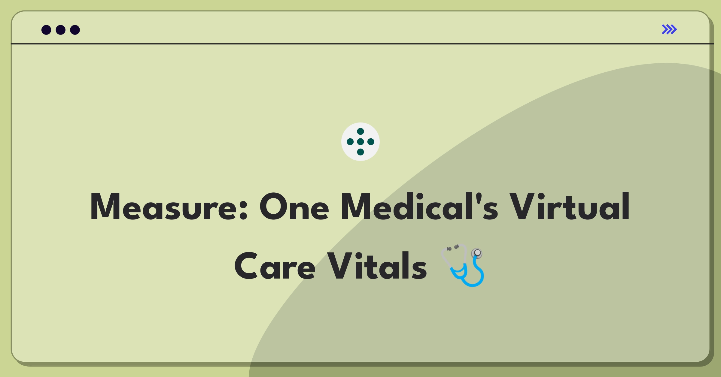 One Medical Virtual Care Metrics | Analytics Product Interview ...